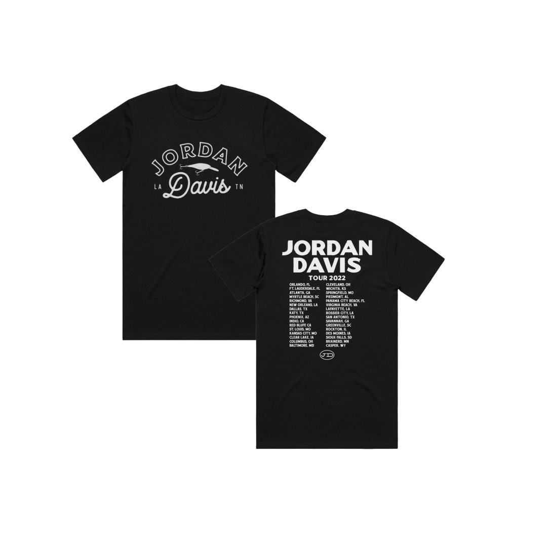Jordan Davis 2022 Black Buy Dirt Tour Tee