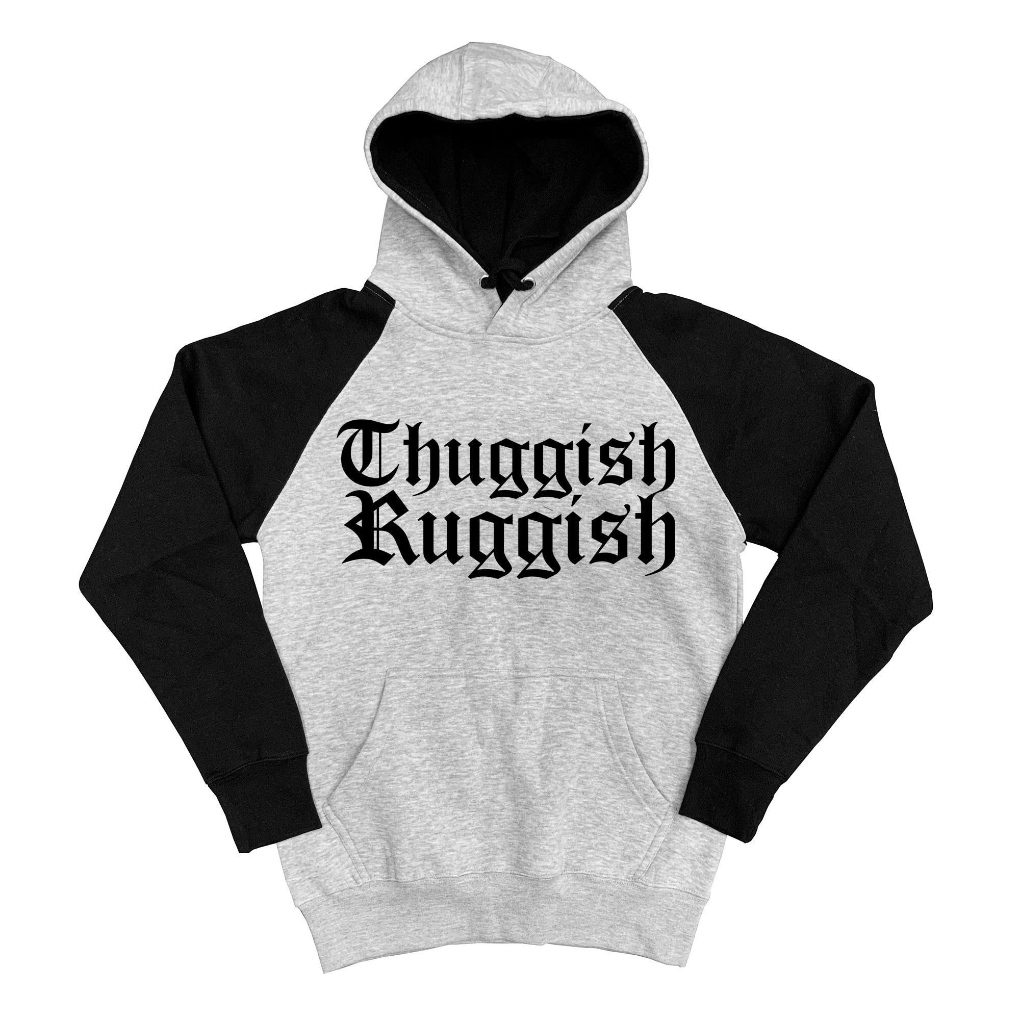 Bone Thugs-N-Harmony Thuggish Ruggish 2 tone "Grey/Black" Hoodie