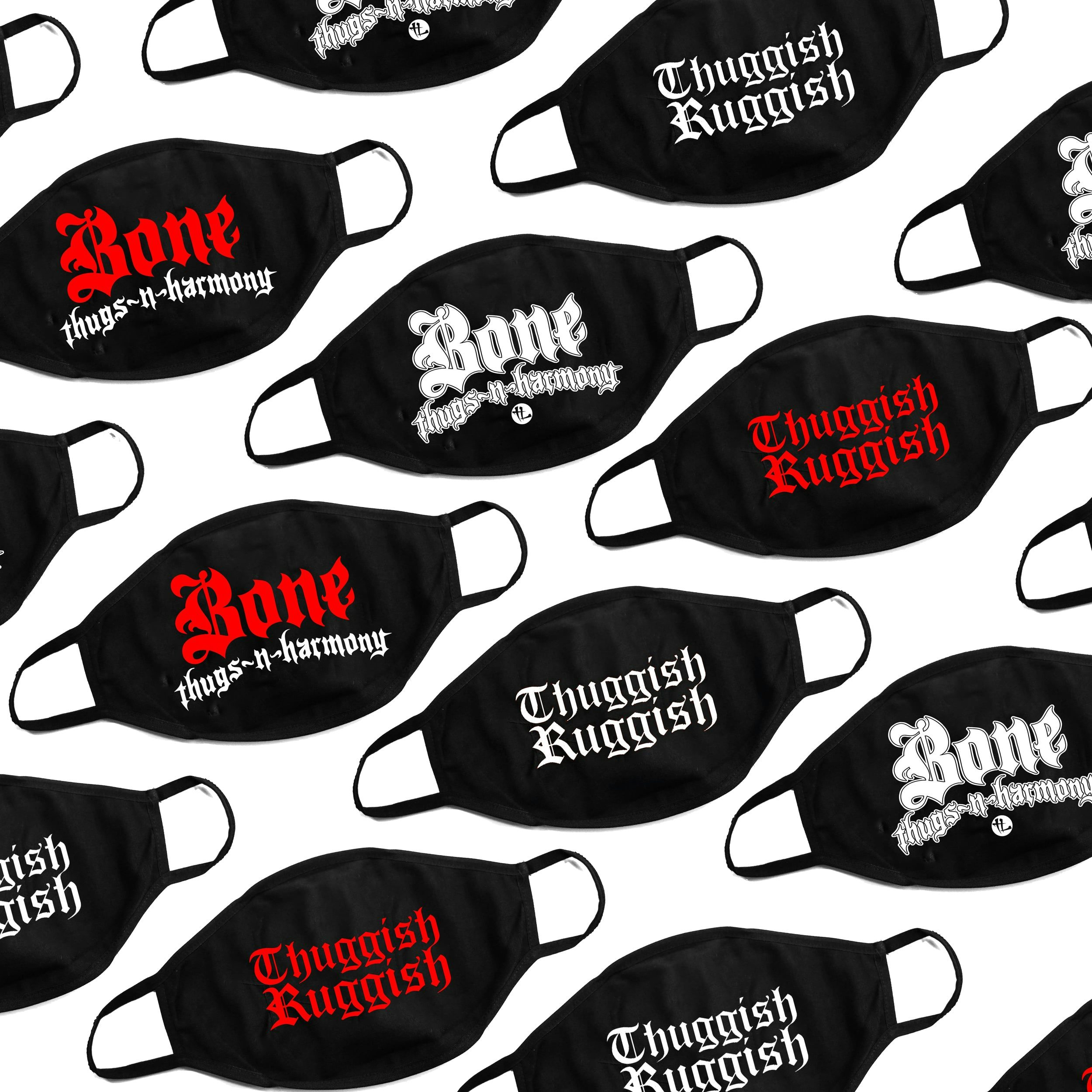 Bone Thugs-N-Harmony 10 Pack Facemasks Bone Thugs / Thuggish Ruggish ...