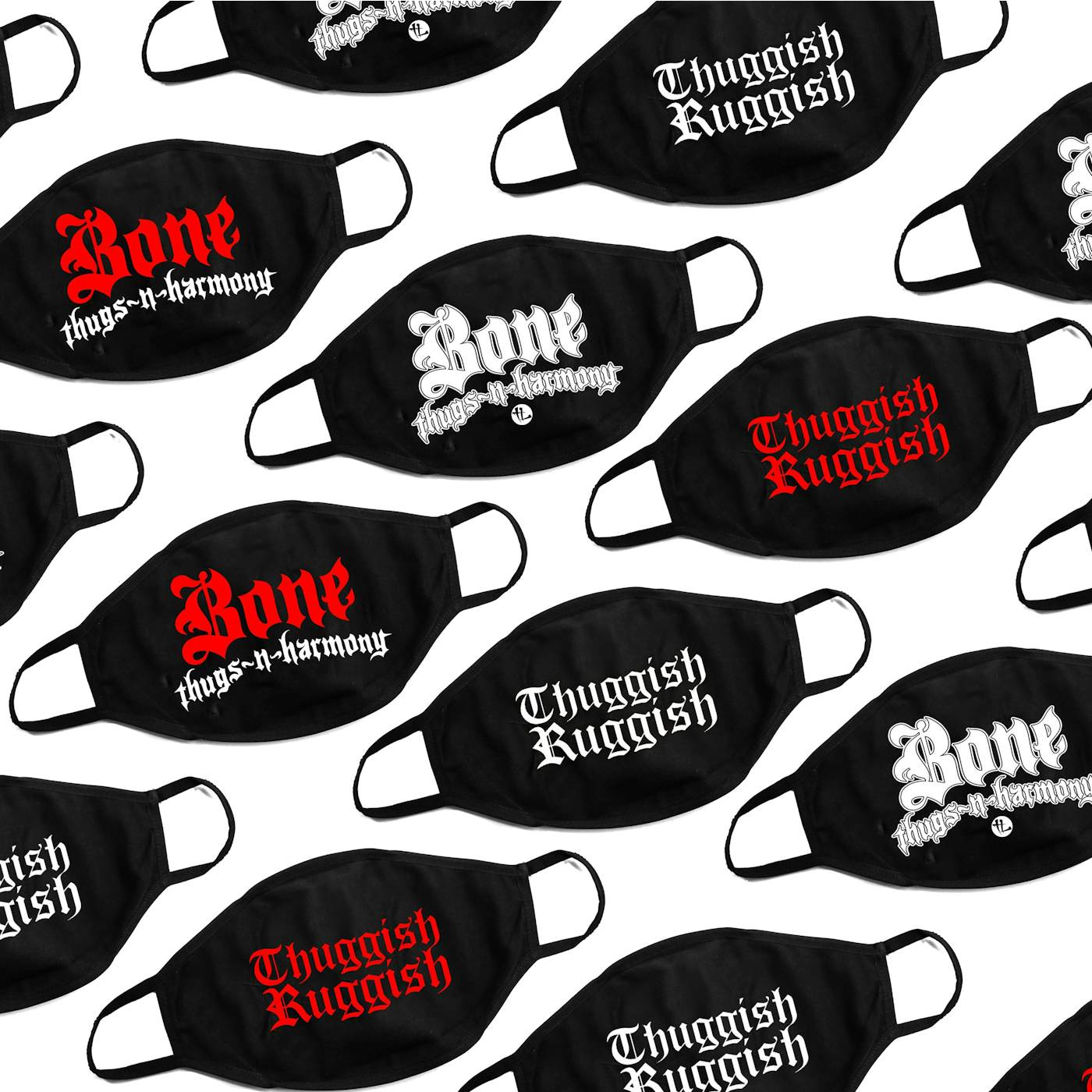 Bone Thugs-N-Harmony 10 Pack Facemasks Bone Thugs / Thuggish Ruggish ...