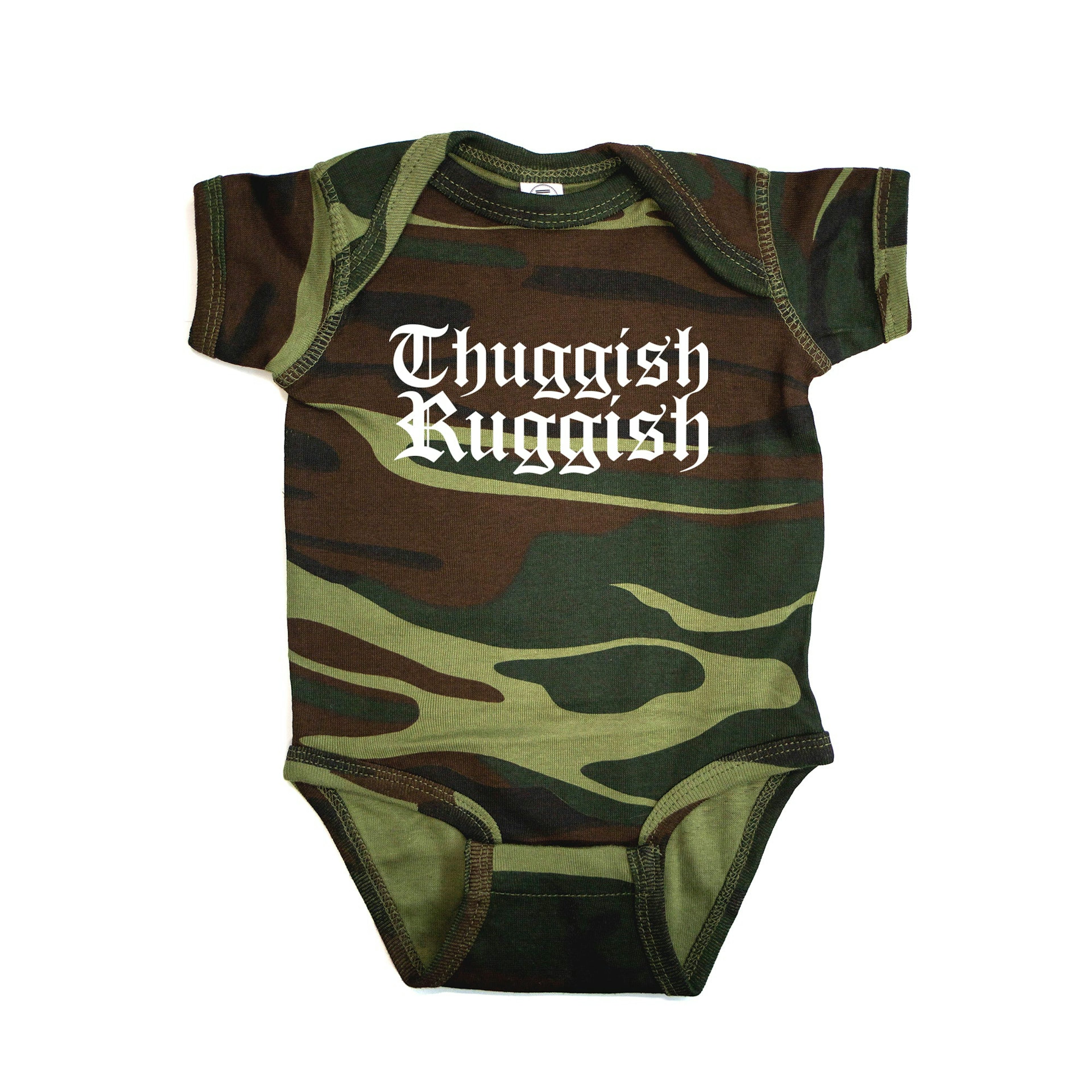 Bone Thugs-N-Harmony Premium Onesie Thuggish Ruggish Logo "Camo"
