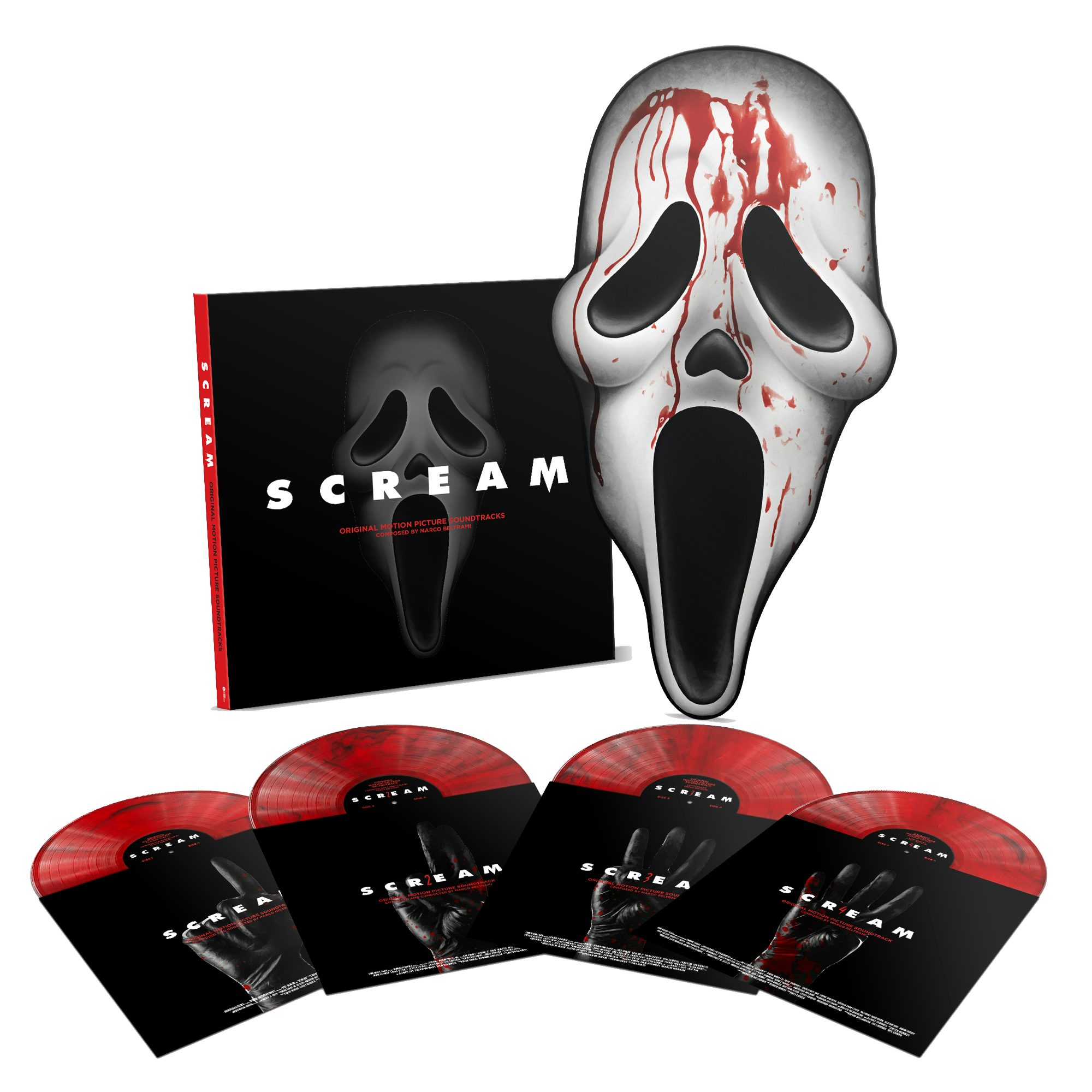 Marco Beltrami Scream: Original Motion Picture Soundtracks (4-LP Box ...