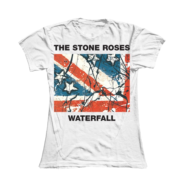 The Stone Roses WATERFALL WHITE T-SHIRT