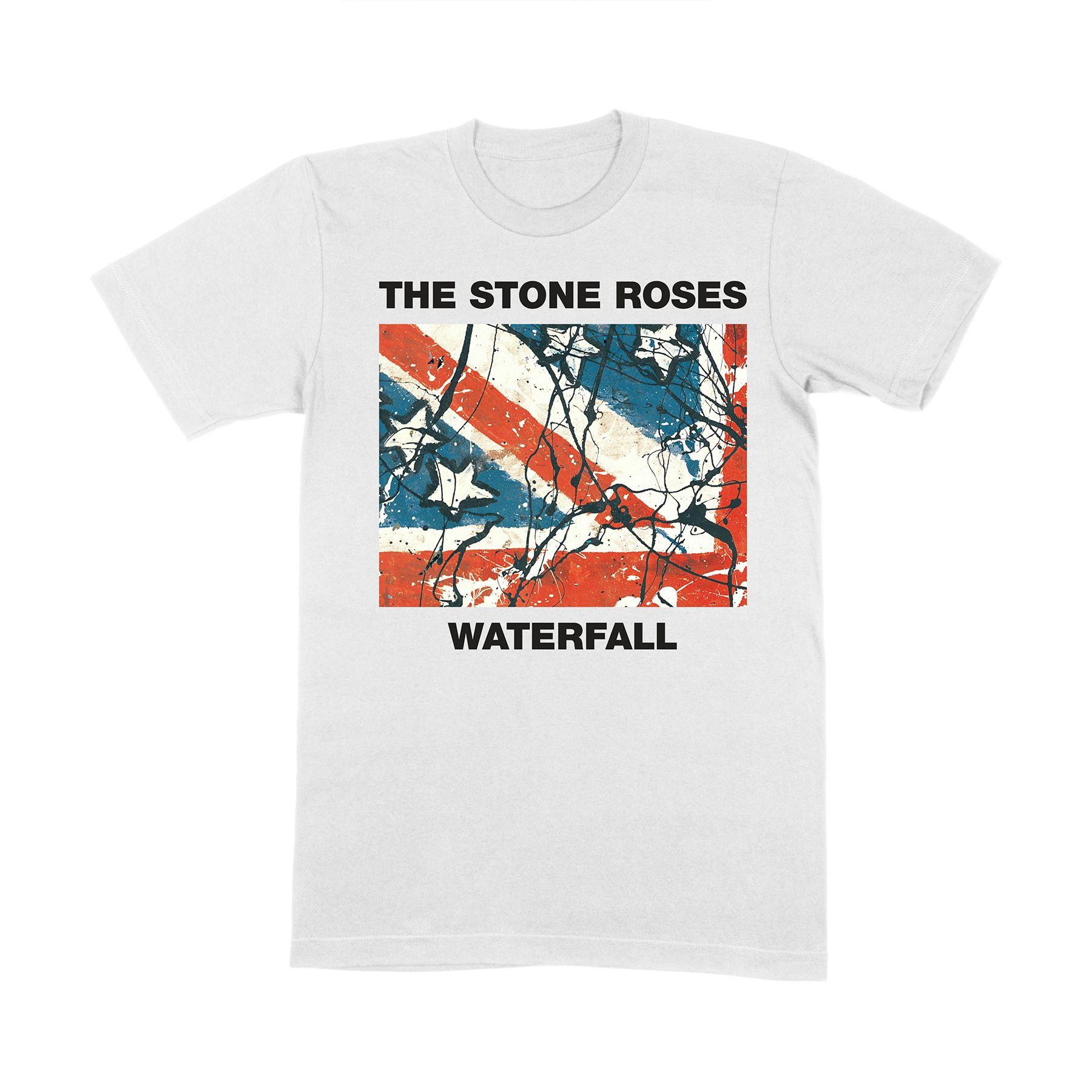 The Stone Roses WATERFALL WHITE T-SHIRT