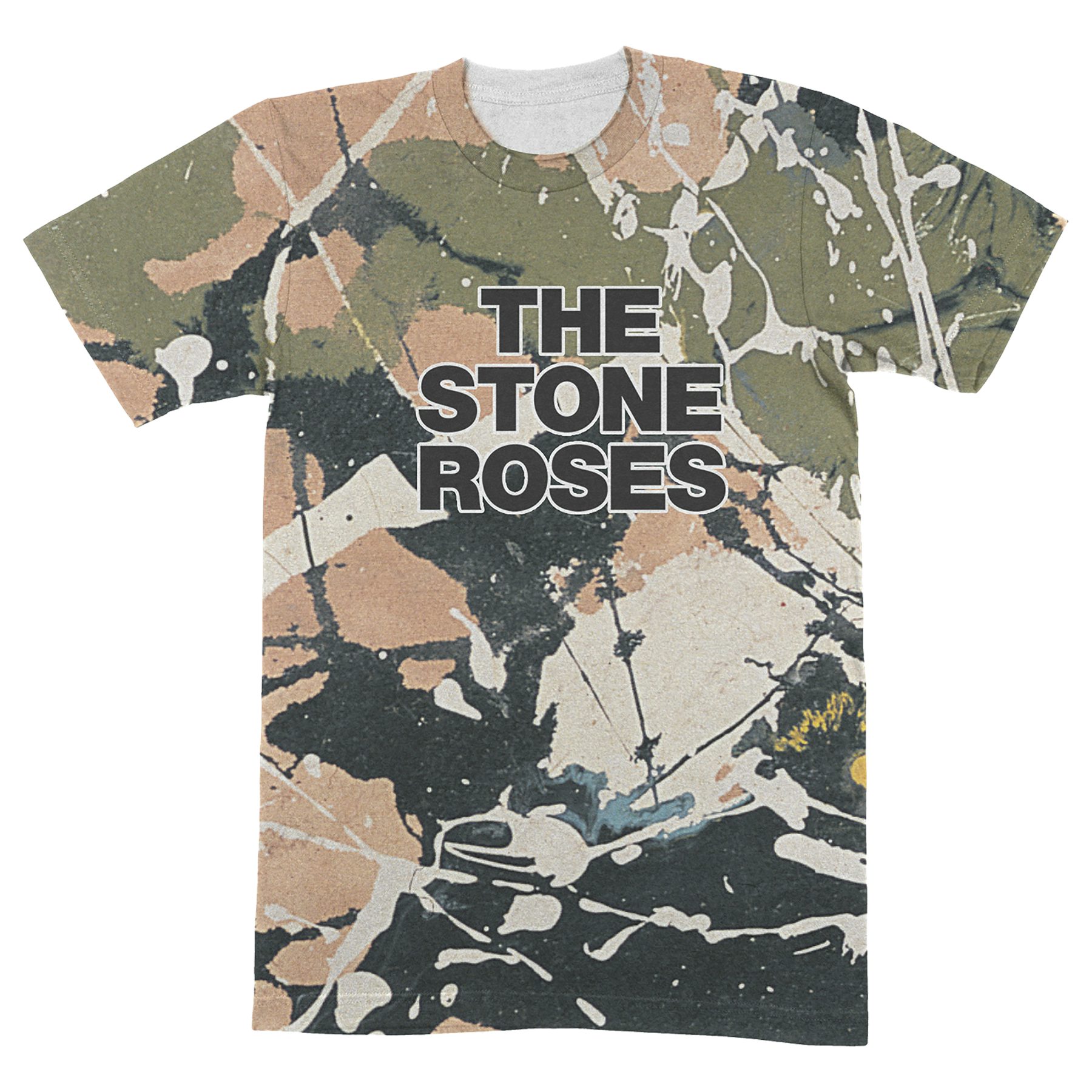 The Stone Roses SHE BANGS THE DRUMS ALL OVER T-SHIRT