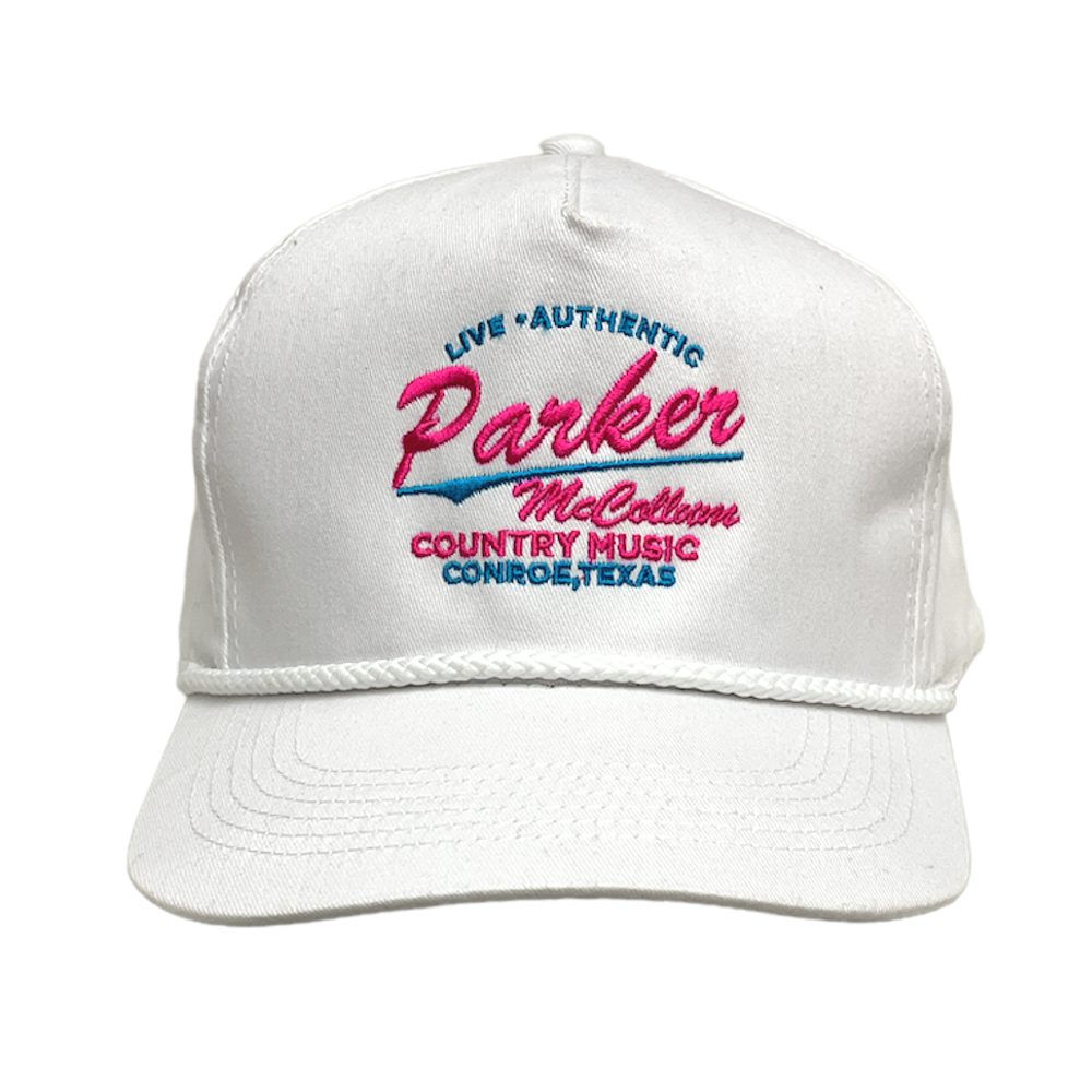 Parker McCollum White Trucker Hat