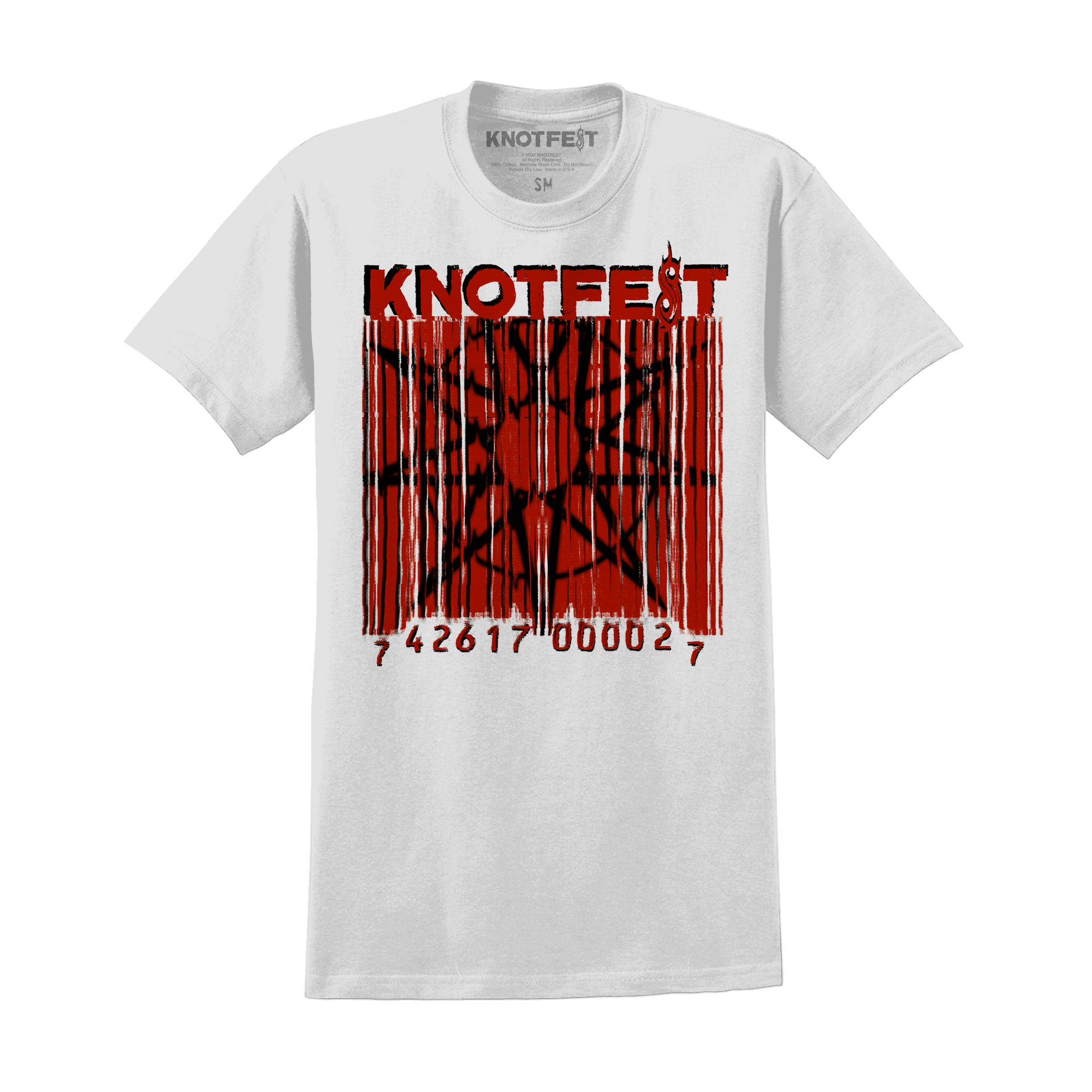 Slipknot Barcode Glitch Roadshow Tour Tee
