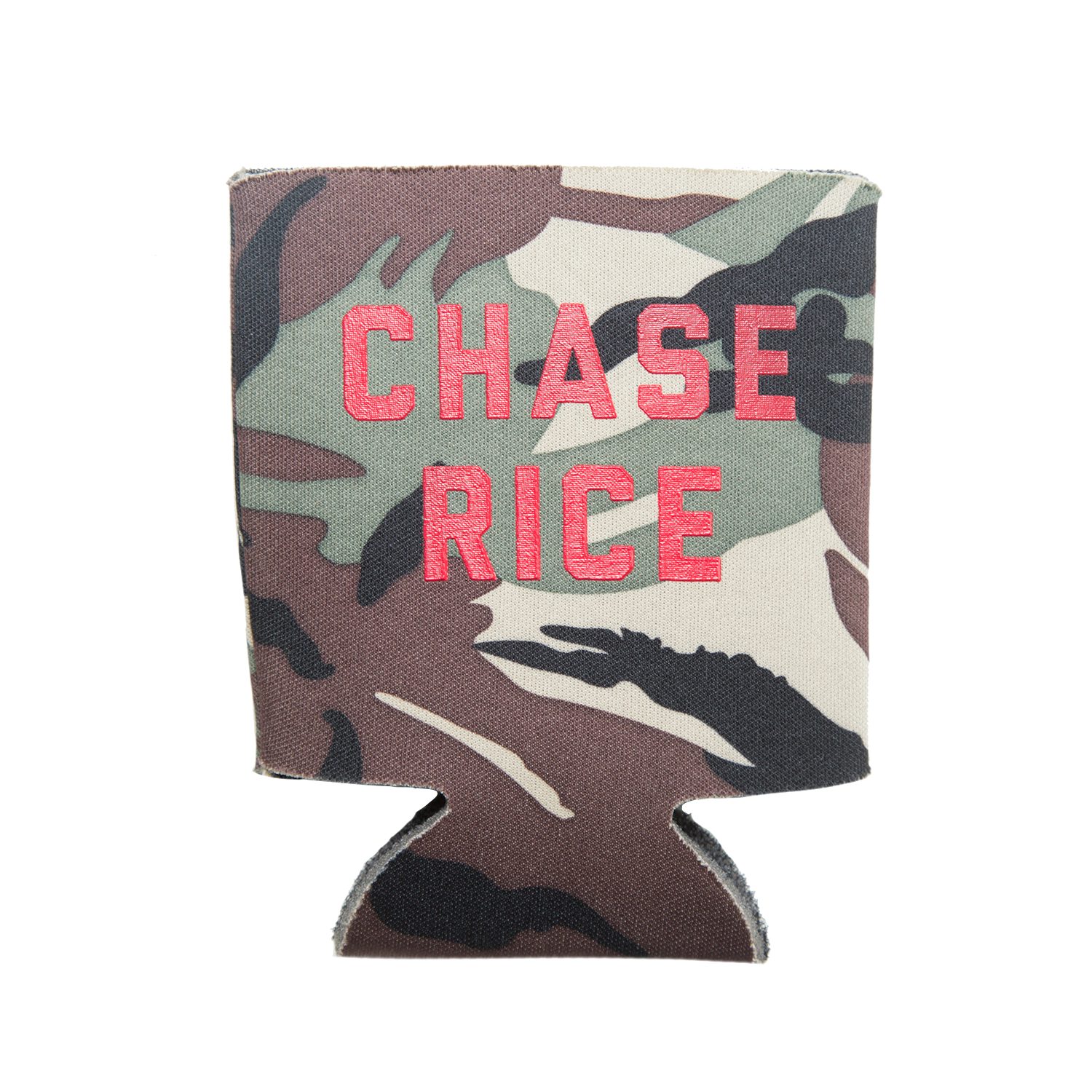 Chase Rice Camo Koozie