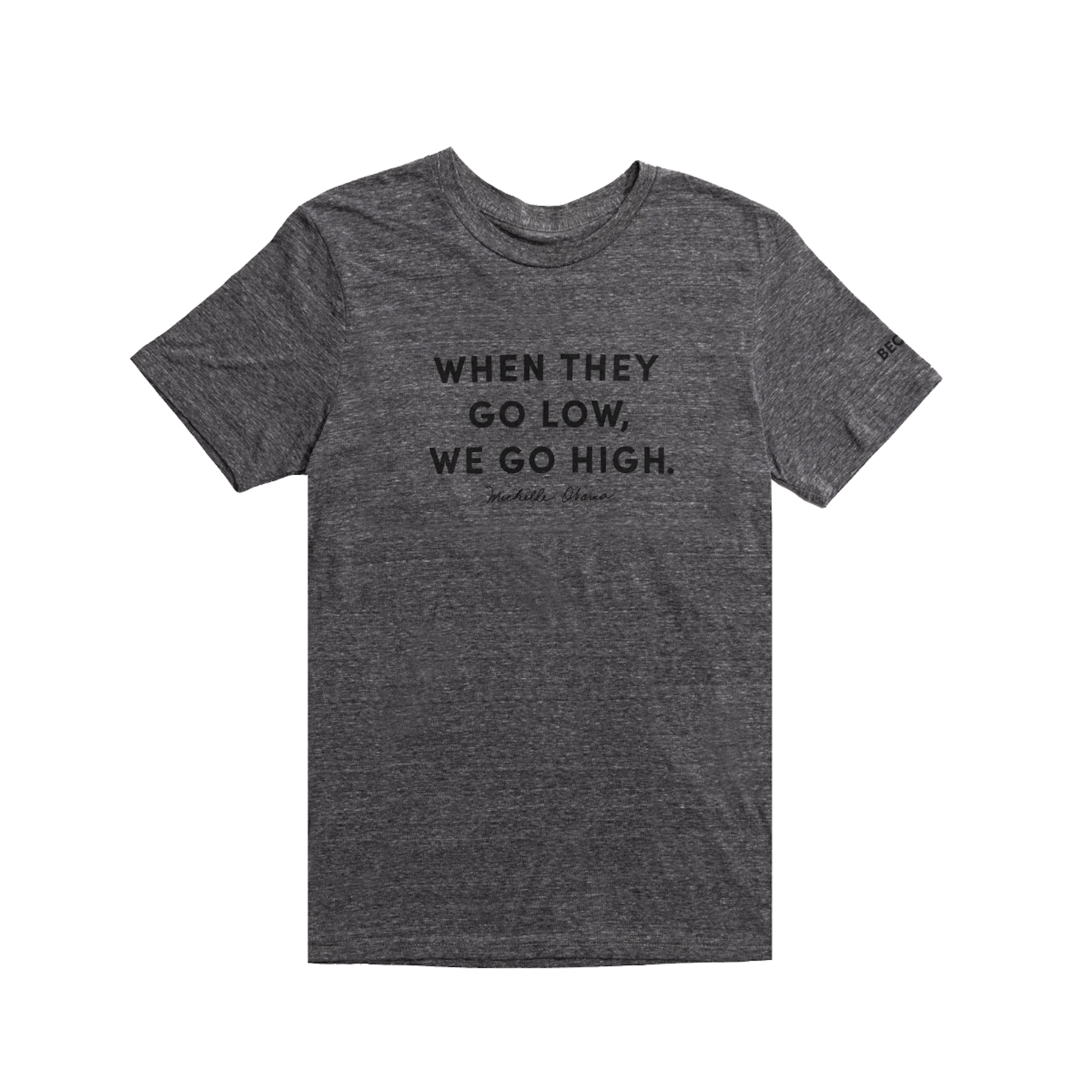 Michelle Obama Low, High Heather T-shirt