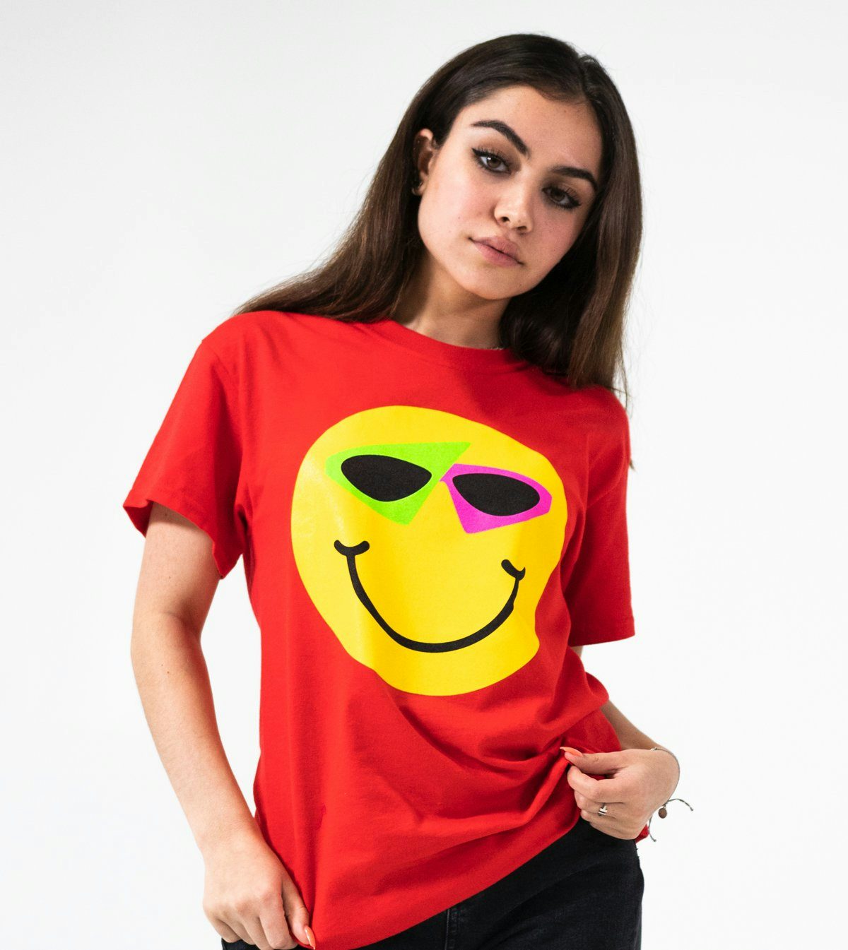 Roy Purdy Smiley Tee Red