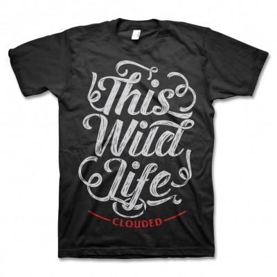This Wild Life Script T-shirt (Black)