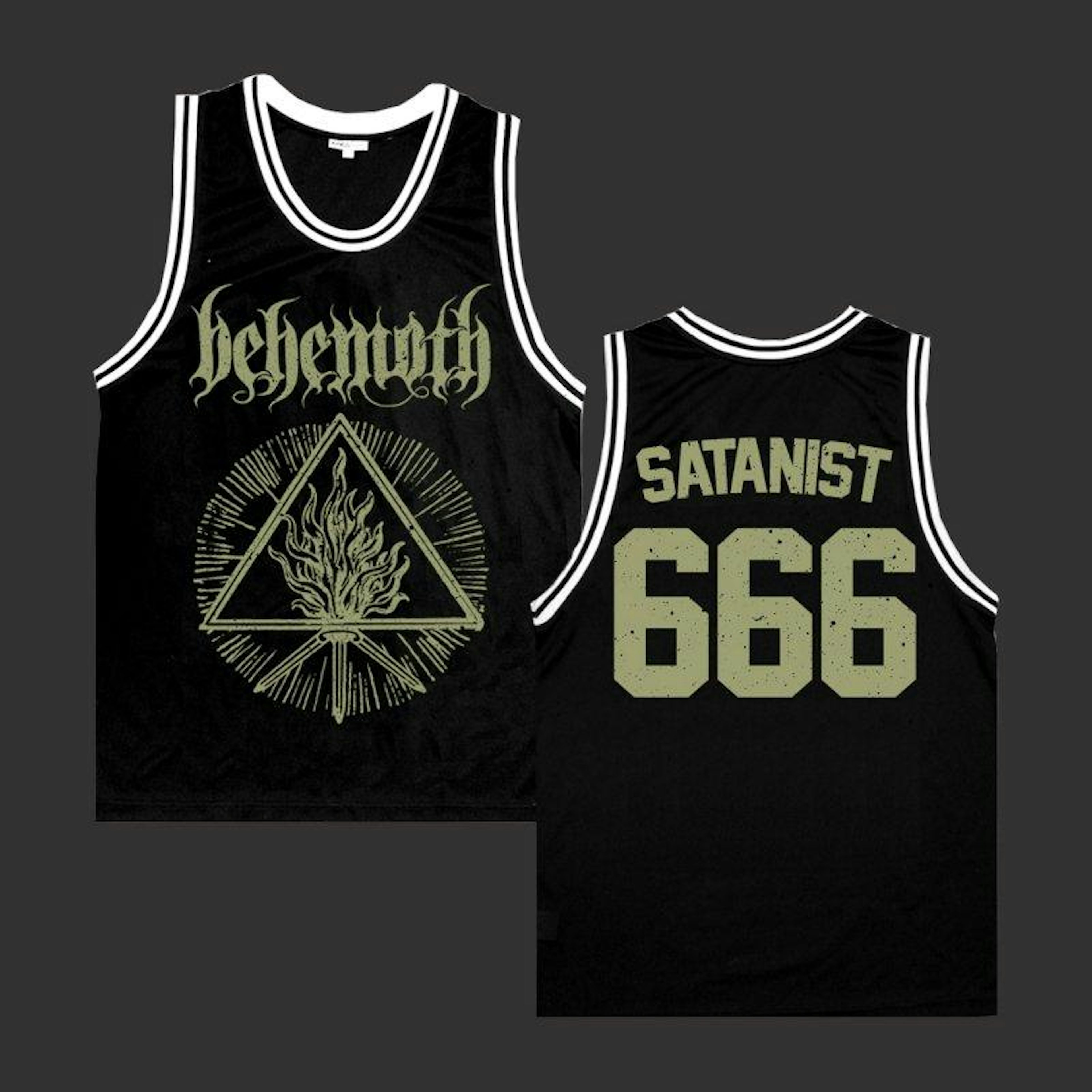 Behemoth Holy Trinity Basketball Jersey (Black)