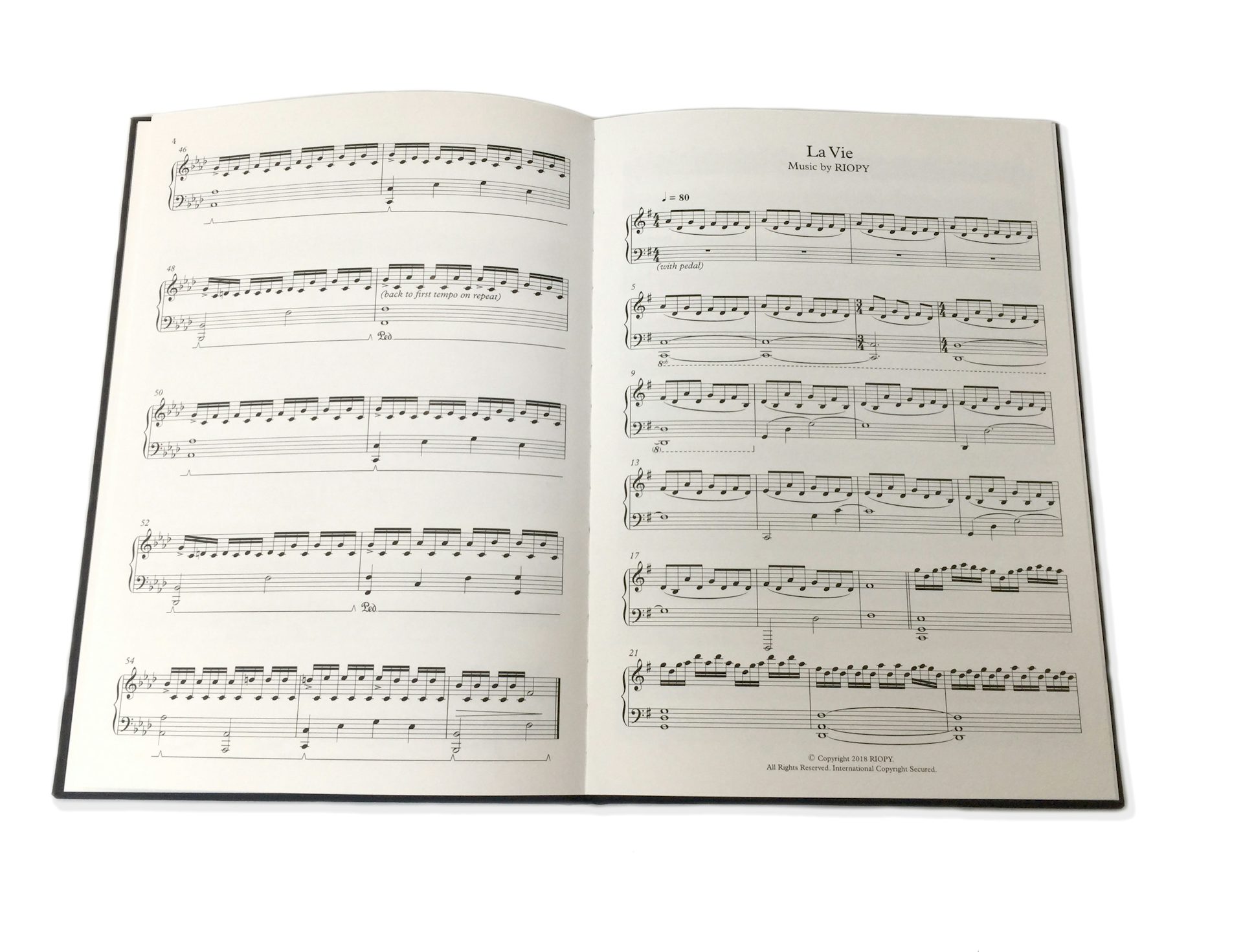 RIOPY Sheet Music Book