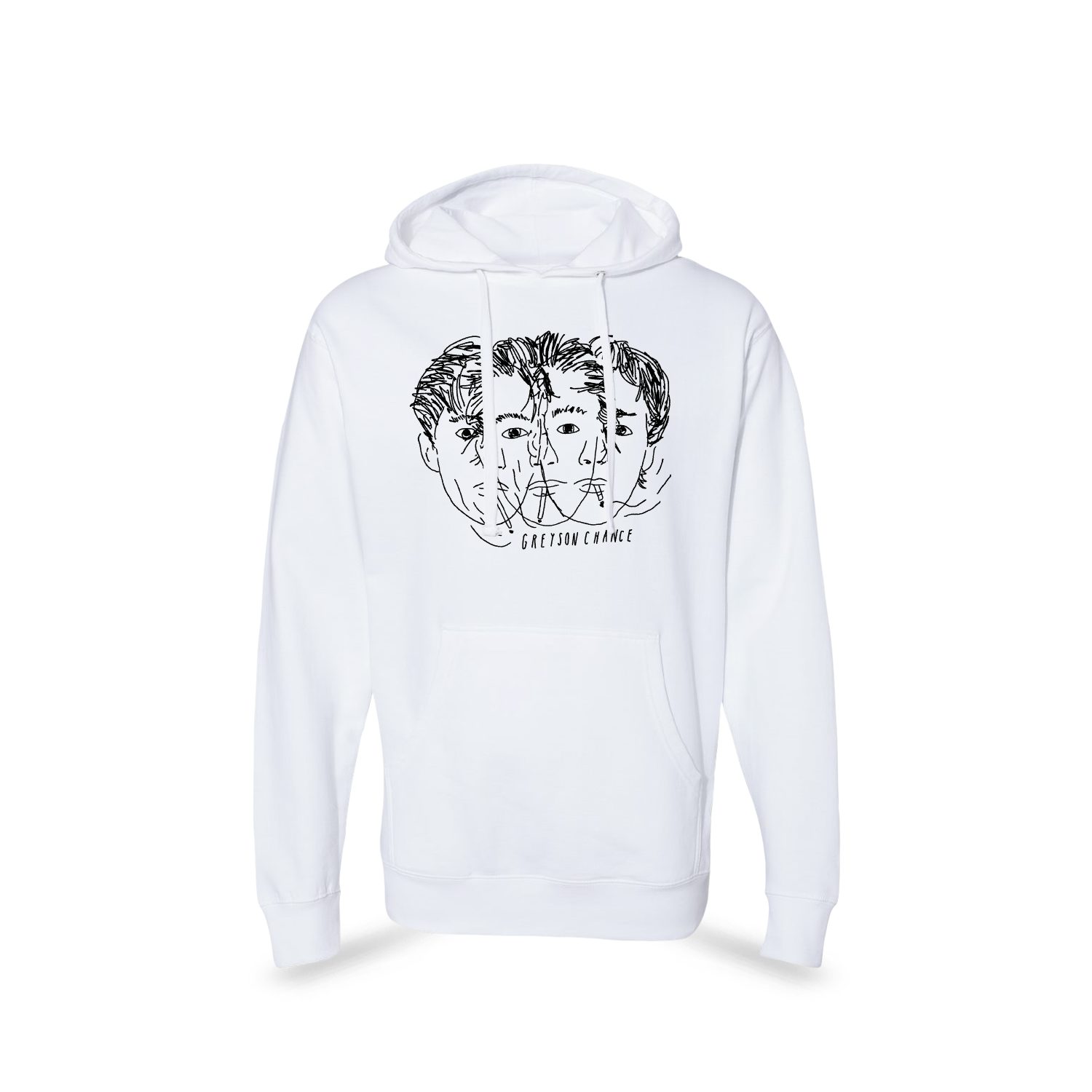 Greyson Chance Overlaying Hoodie