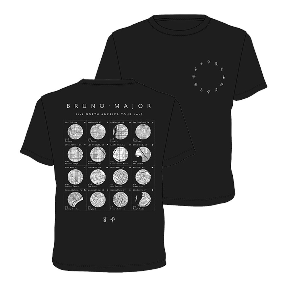 Bruno Major North America 2018 Tour T-shirt