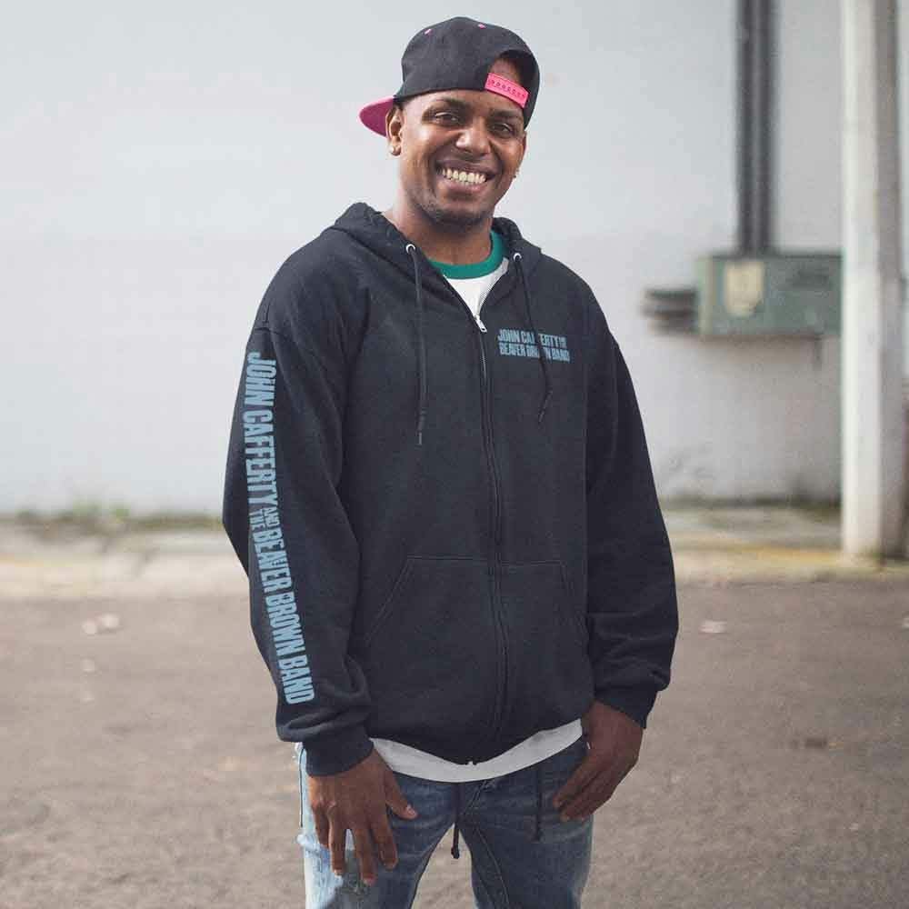 John Cafferty Logo Zip Hoodie