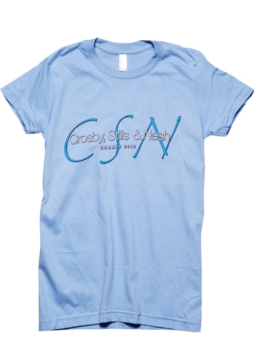 Crosby, Stills & Nash CSN "2012 Initials Logo" Womens T-Shirt