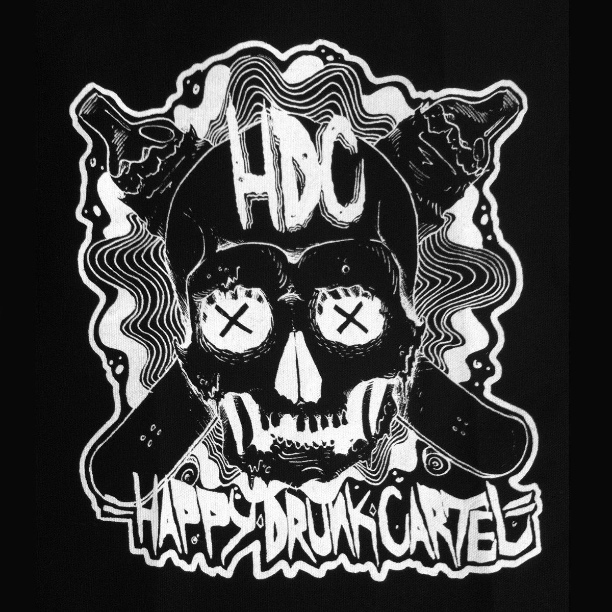Happy Drunk Cartel "Skull" Back Patch