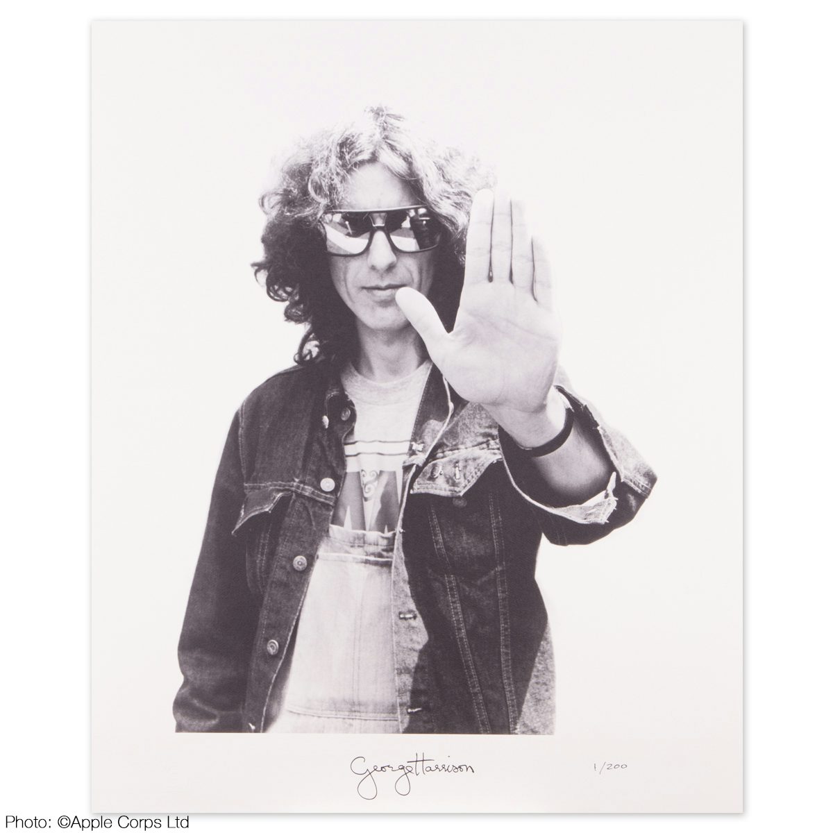 George Harrison Hand Litho