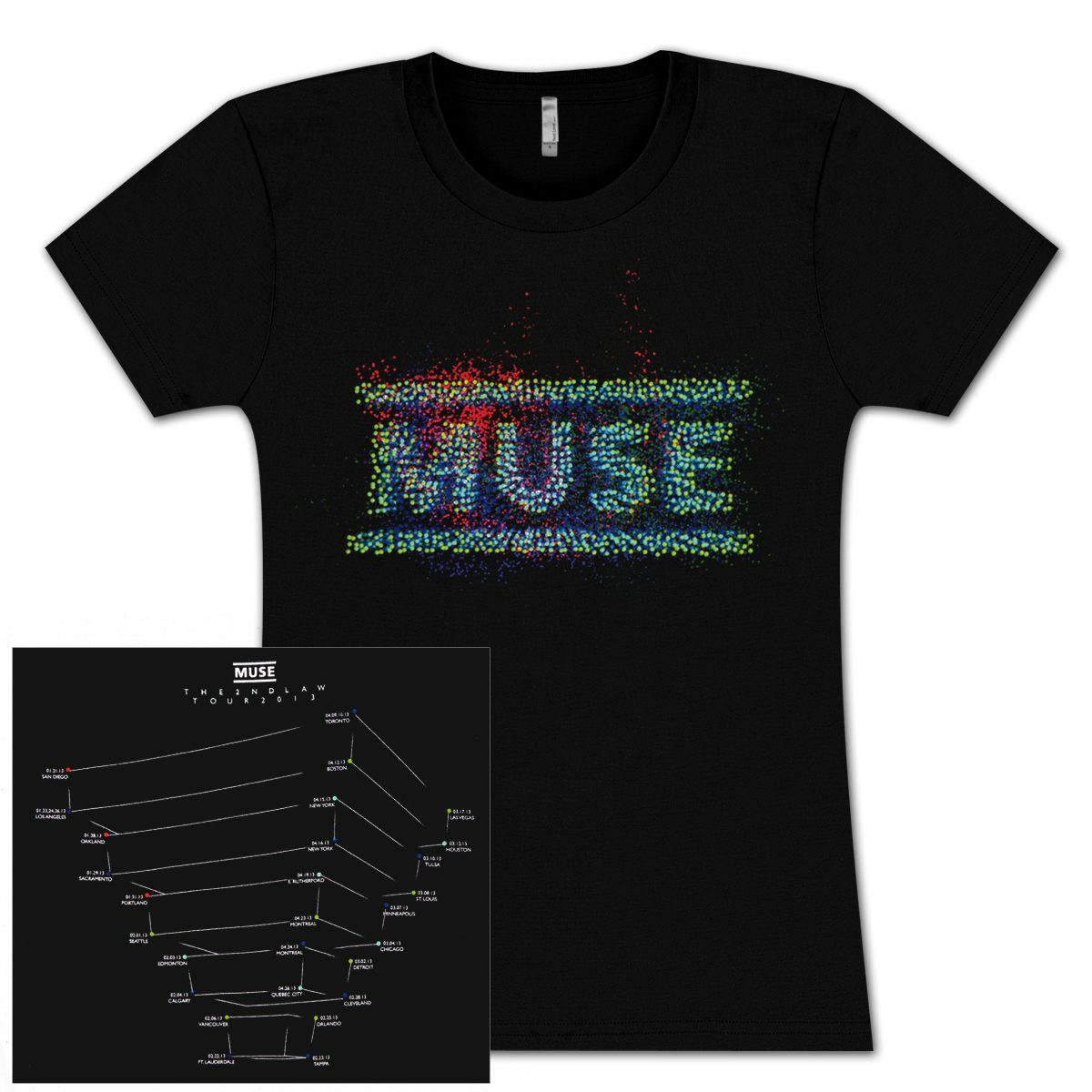 Muse Explode Girlie T-Shirt