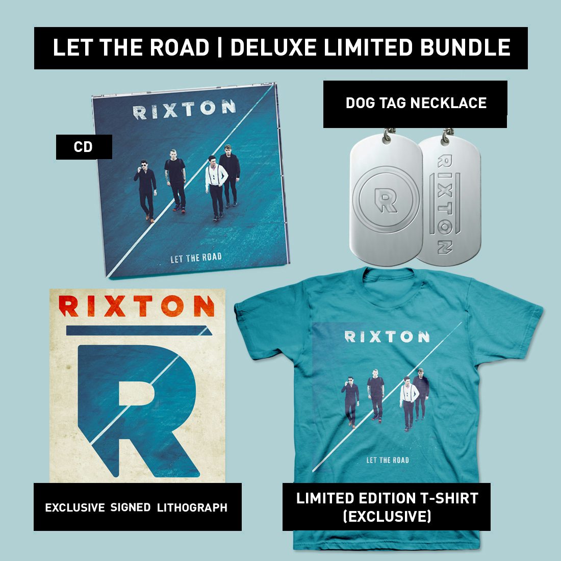 Rixton Merch, Shirts, Hats and Accessories Store