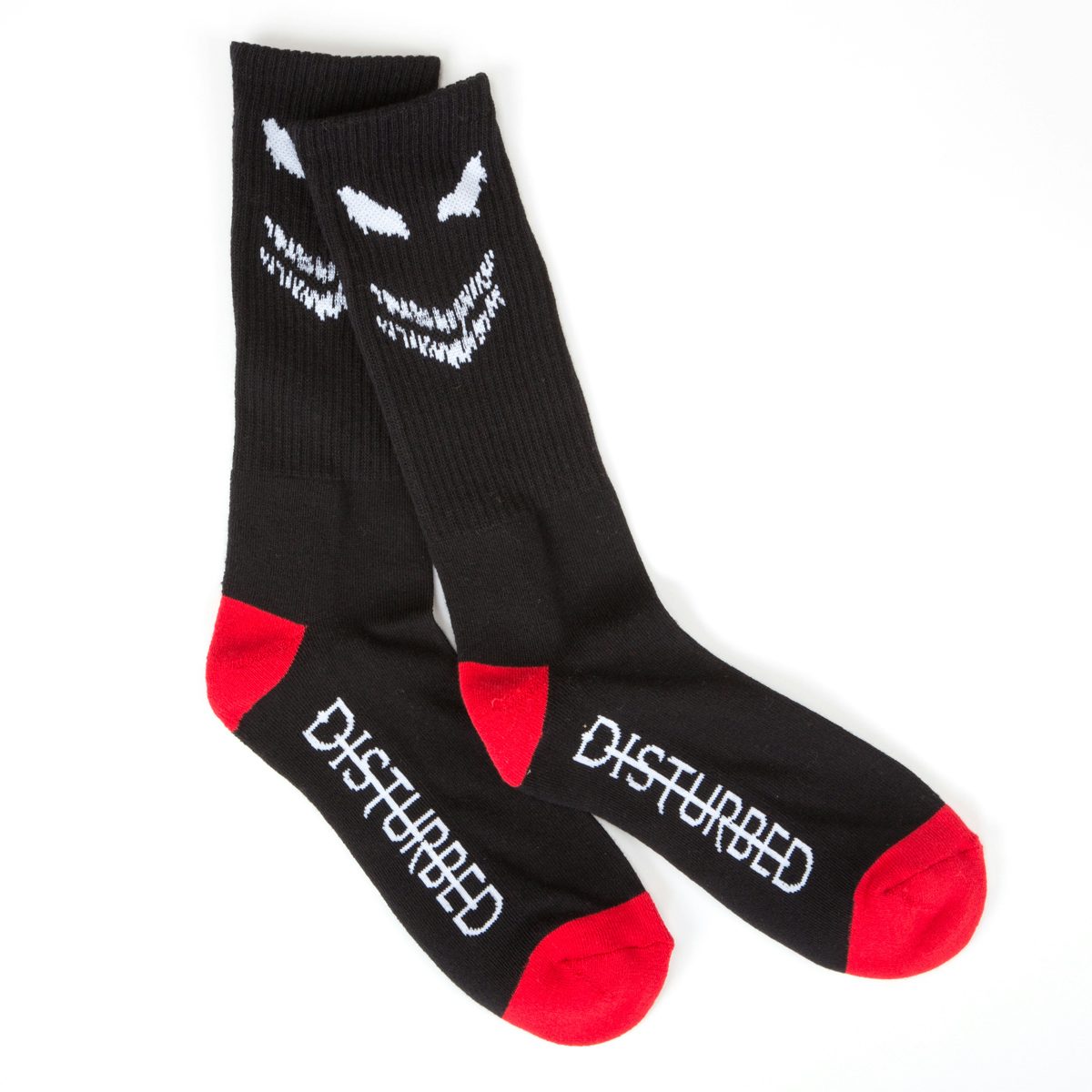 Disturbed Scary Face Socks