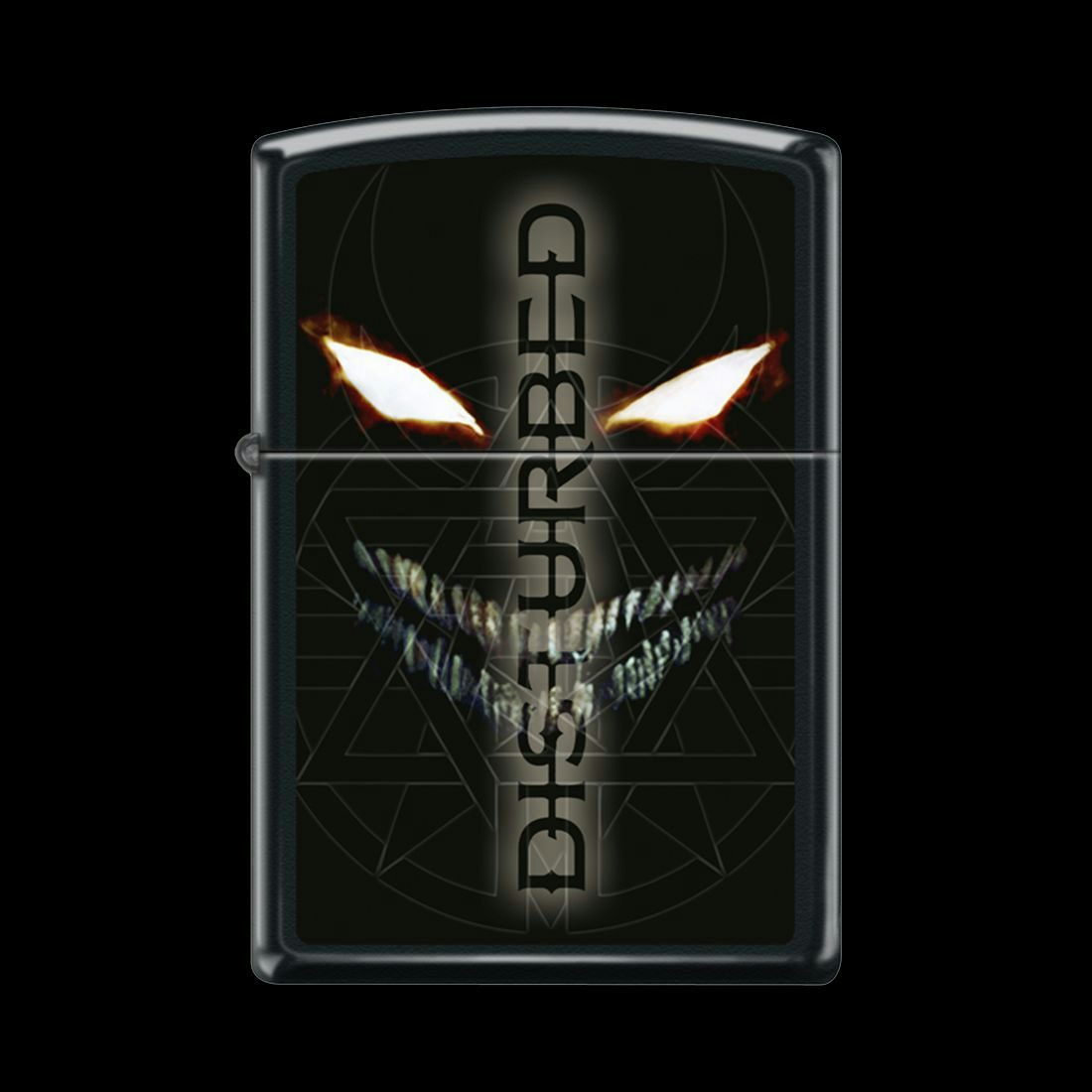 Disturbed Scary Face Refillable Zippo Lighter