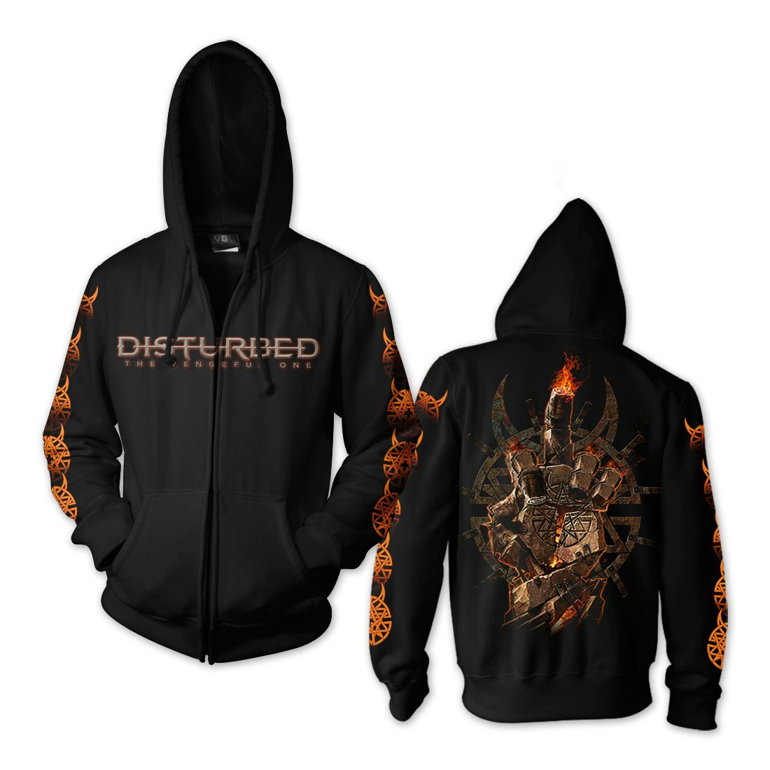 Disturbed Firebird Zip Hoodie