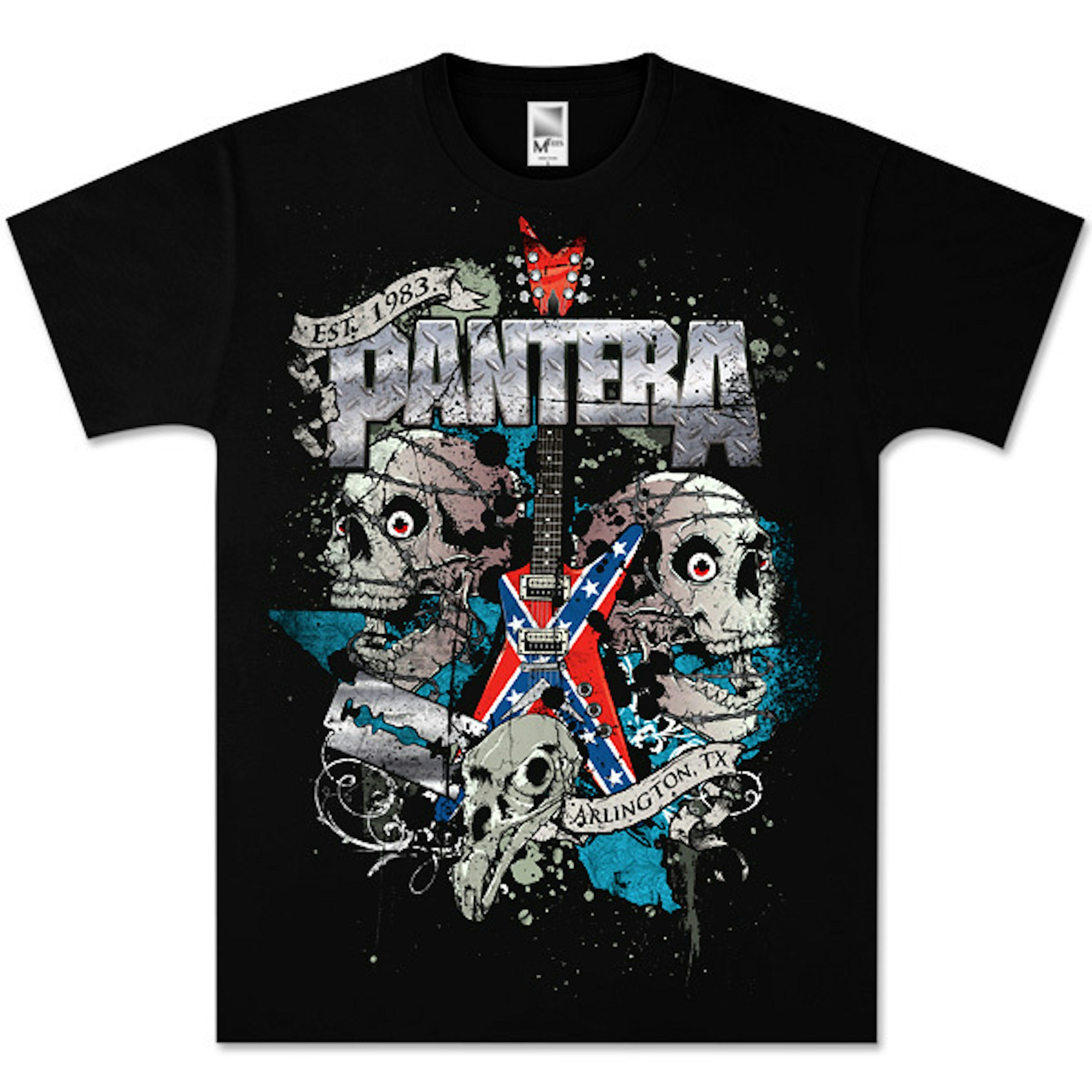 Pantera Texas Skulls T-Shirt