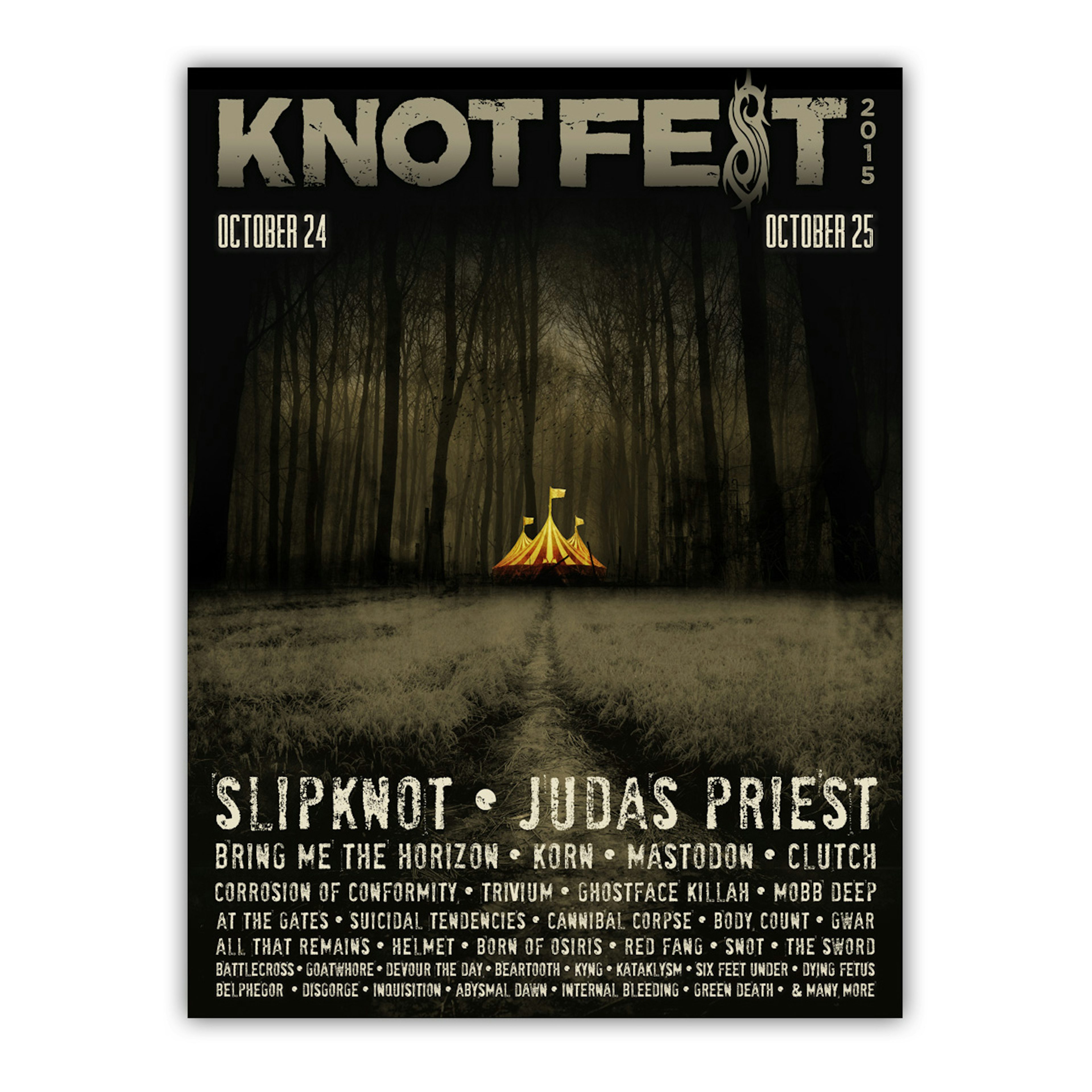 Slipknot 2015 ADMAT POSTER