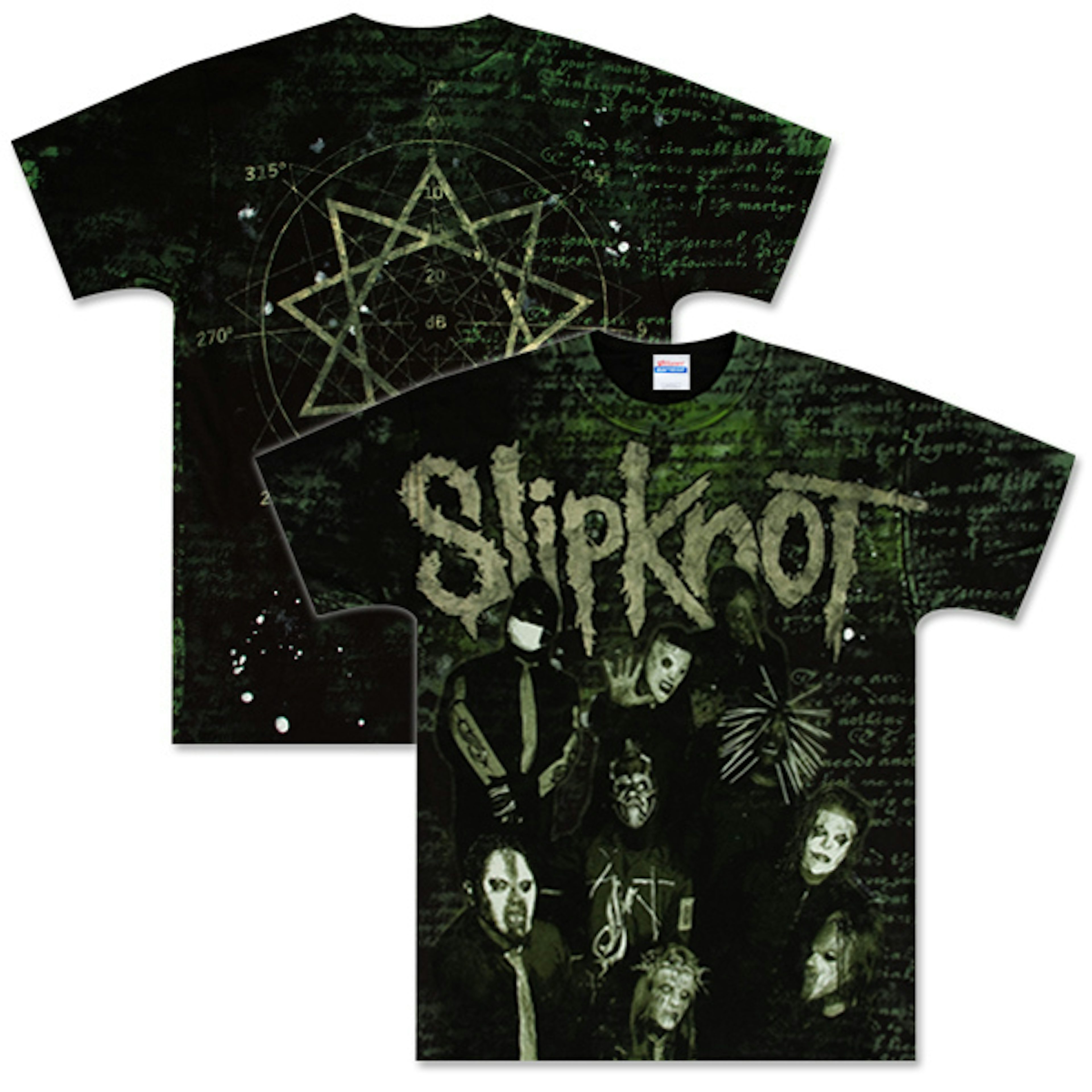 Slipknot Allover Text T-Shirt