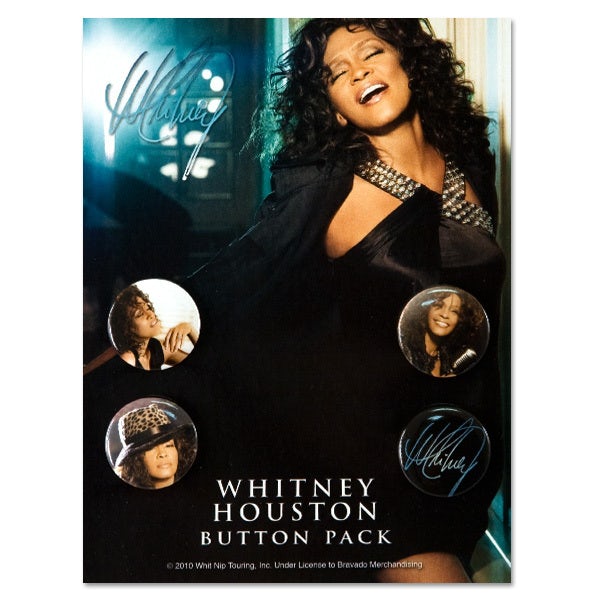 Whitney Houston Button Pack
