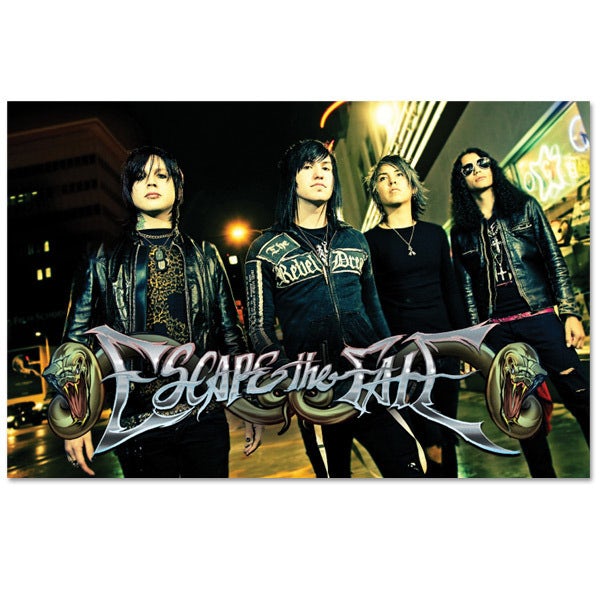 Escape the Fate Red Light Poster
