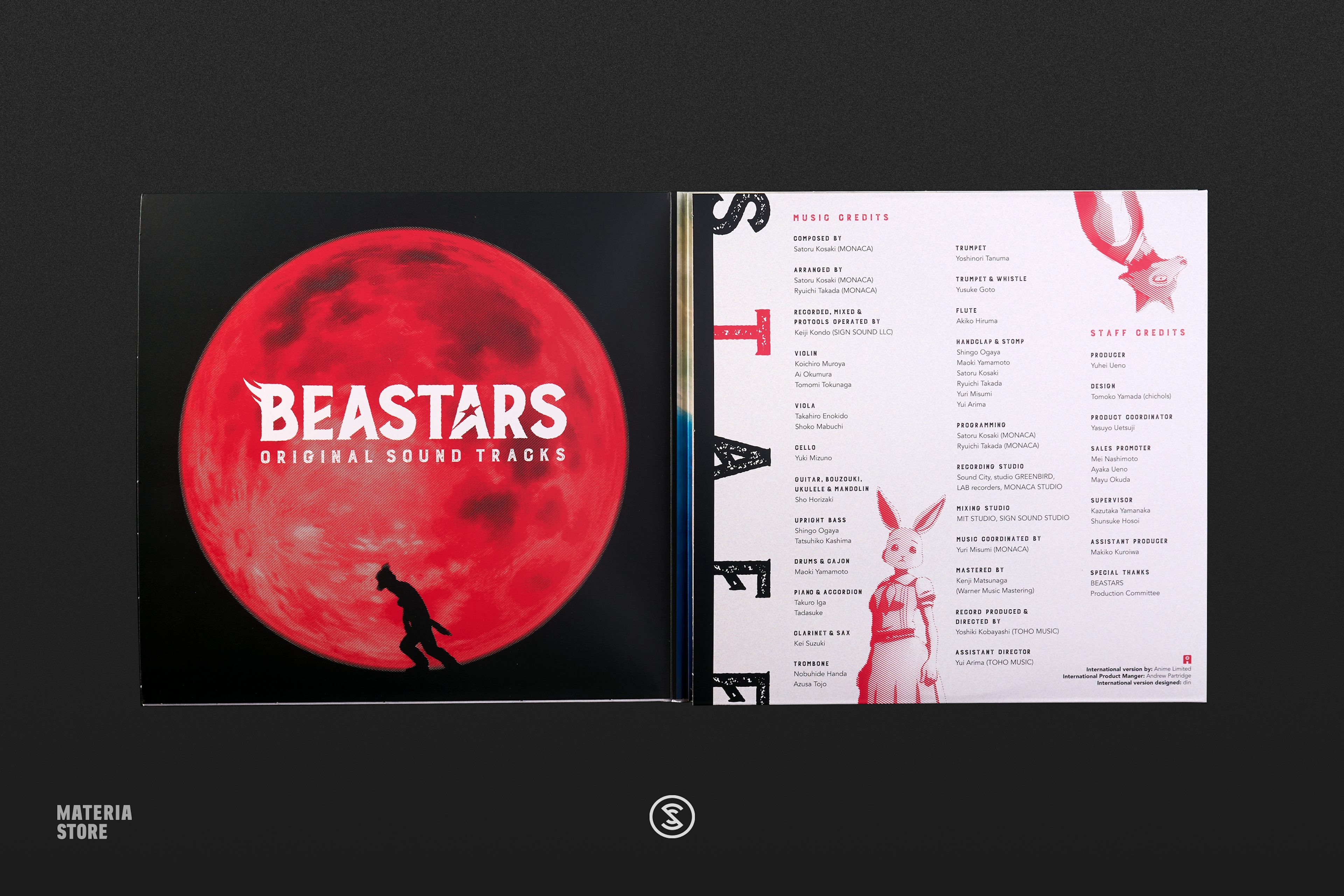 Beastars - Season 1 (Original Soundtrack) - Satoru Kosaki [Materia ...