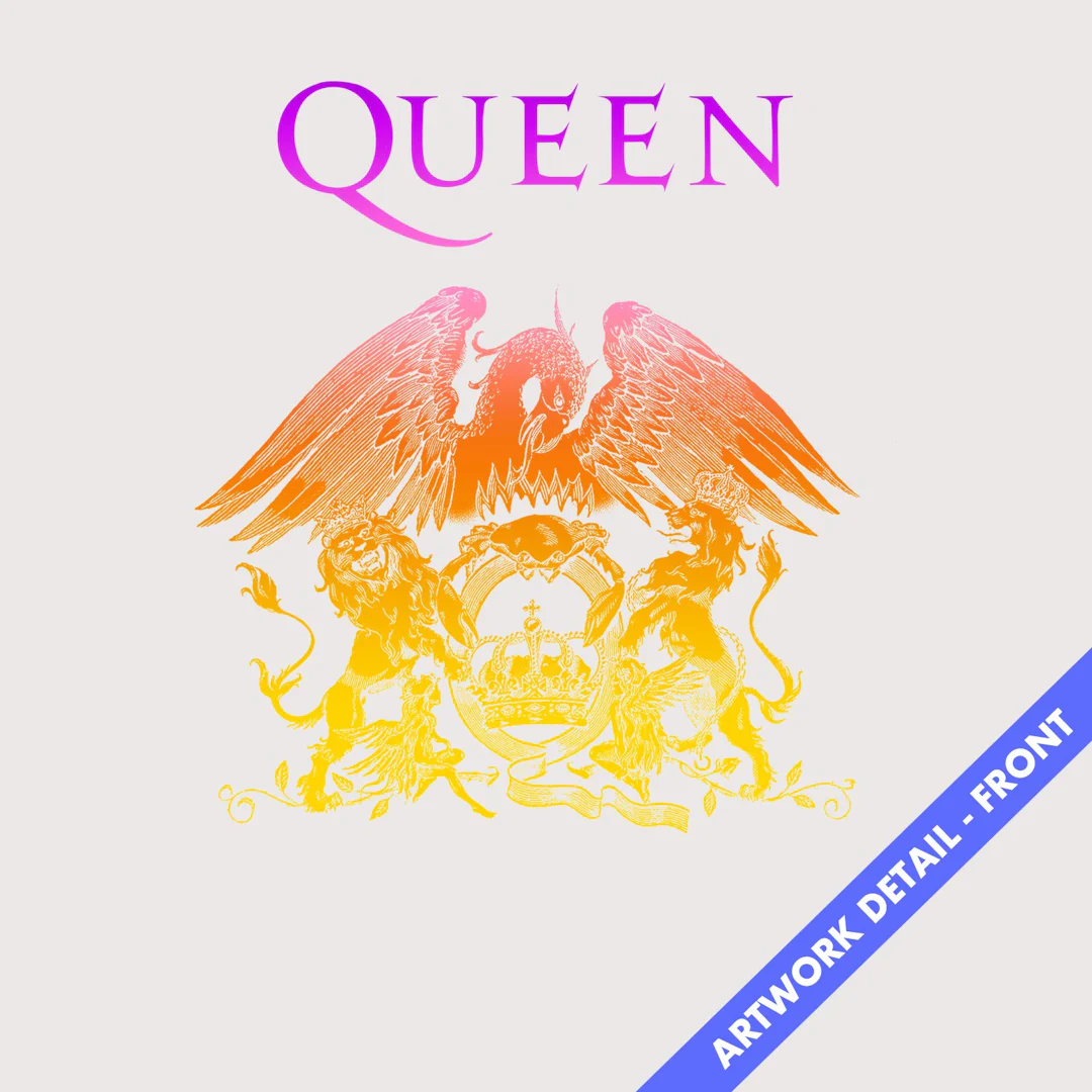 Queen T-Shirt | Official Logo Gradient Queen Shirt