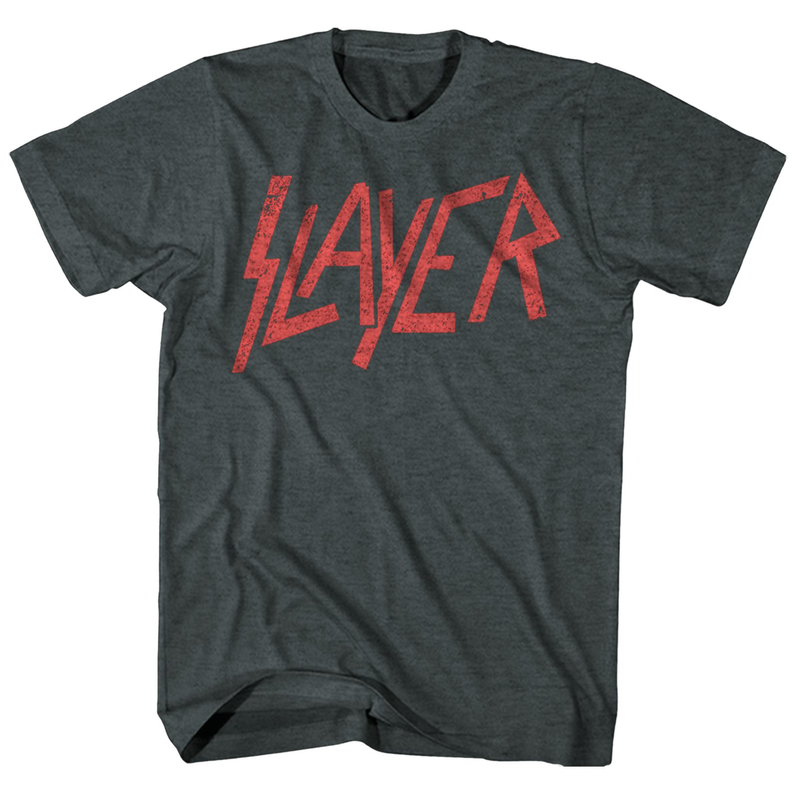 Slayer T-Shirt | Distressed Logo Slayer T-Shirt