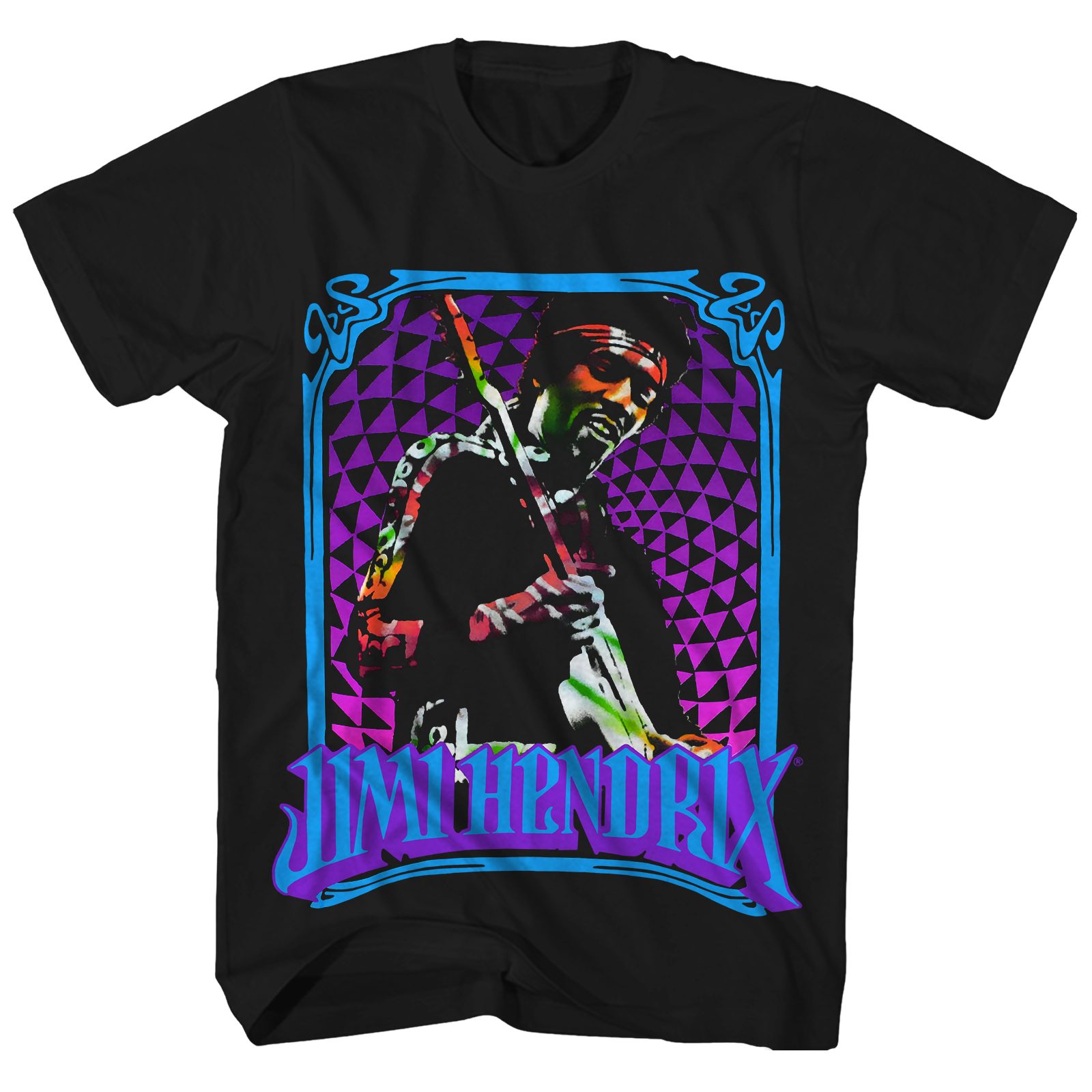 Jimi Hendrix T-Shirt | Fractal Frame Jimi Hendrix Shirt
