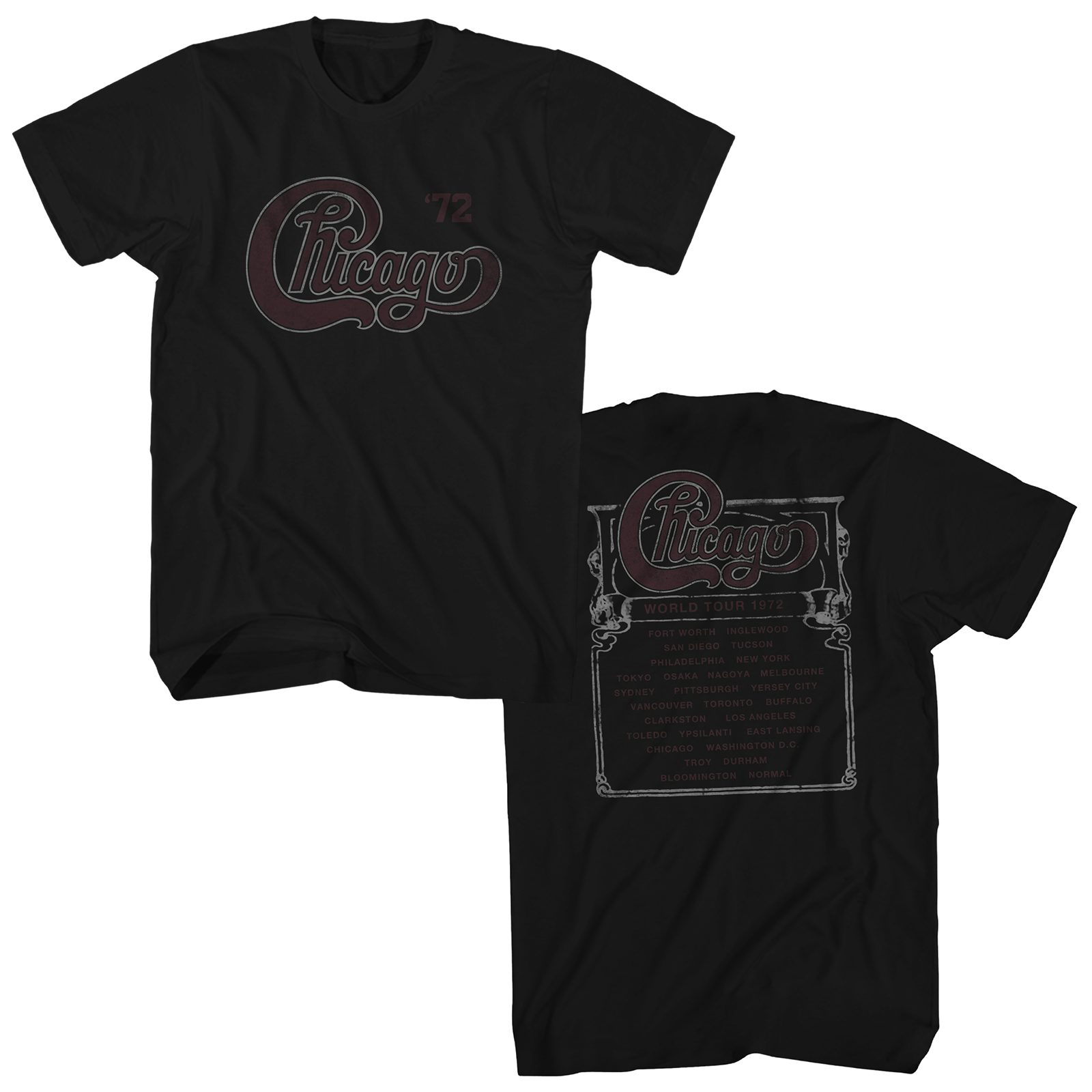 Chicago T-Shirt | World Tour ’72 Chicago Shirt (Reissue)