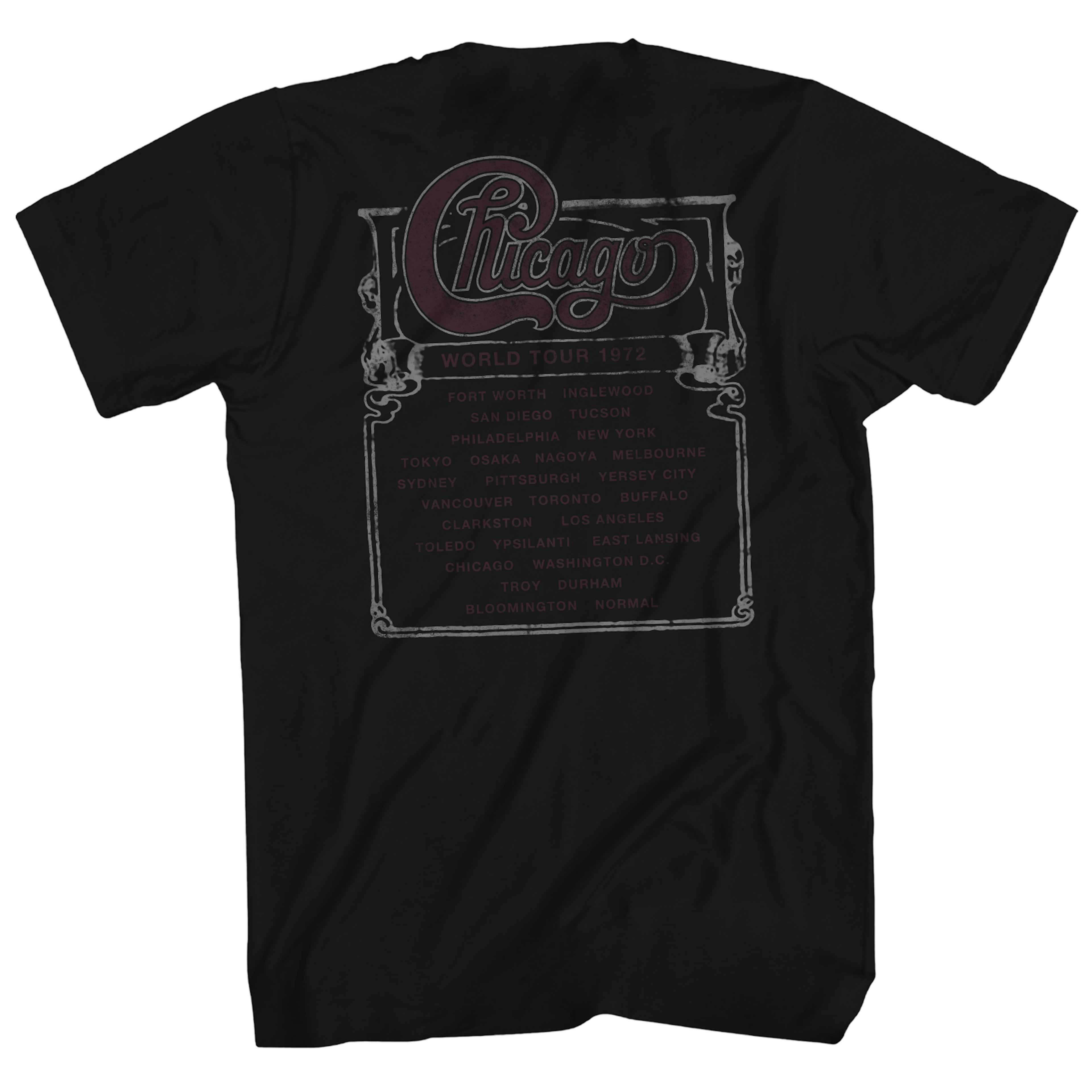 Chicago T-Shirt | World Tour ’72 Chicago Shirt (Reissue)