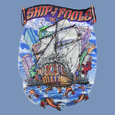 Grateful Dead T-Shirt | Ship Of Fools Grateful Dead Tie Dye Shirt