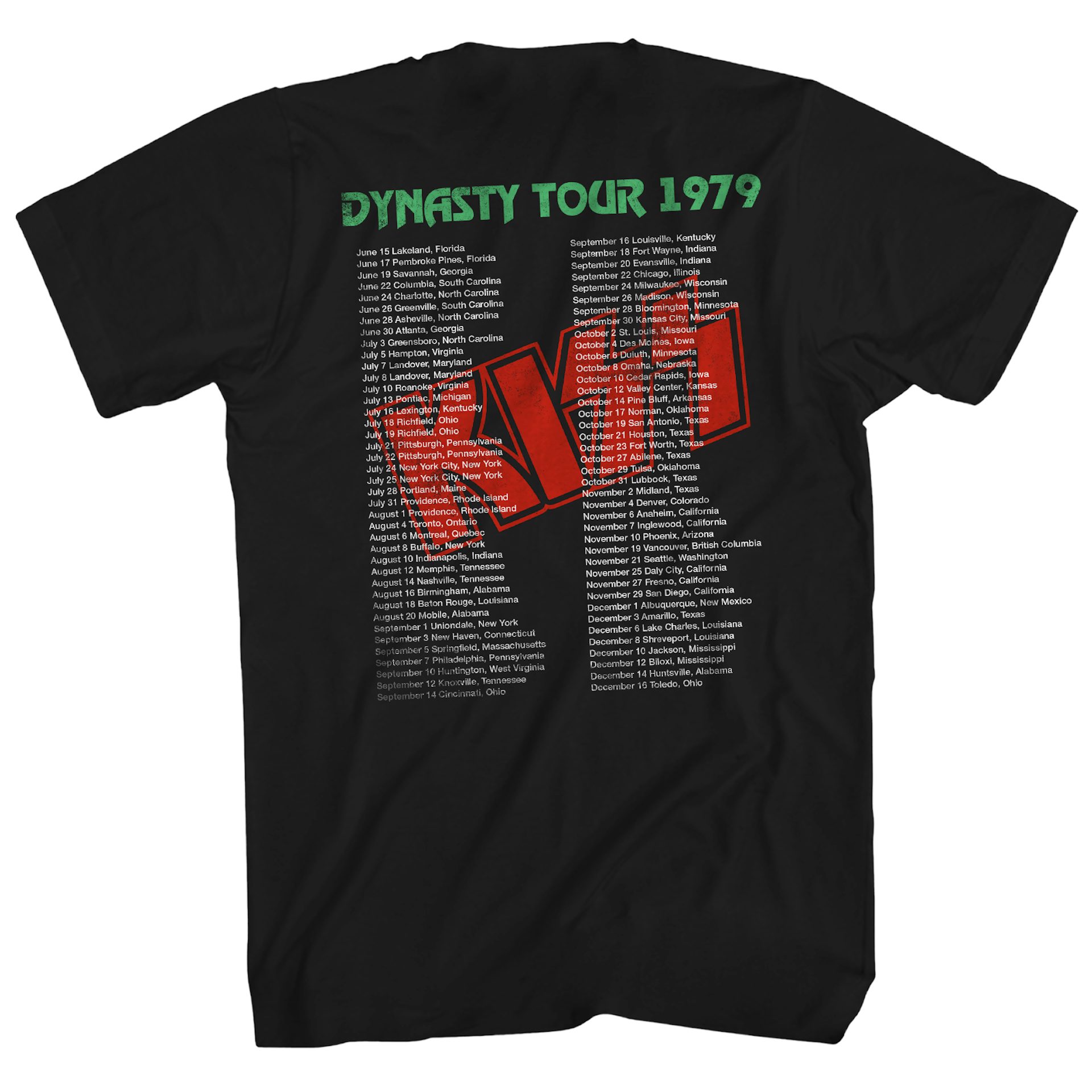 KISS T-Shirt | Dynasty Tour ’79 KISS Shirt (Reissue)