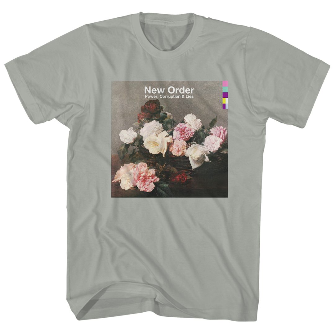 New Order T-Shirt | Power, Corruption & Lies Album Art New Order Shirt