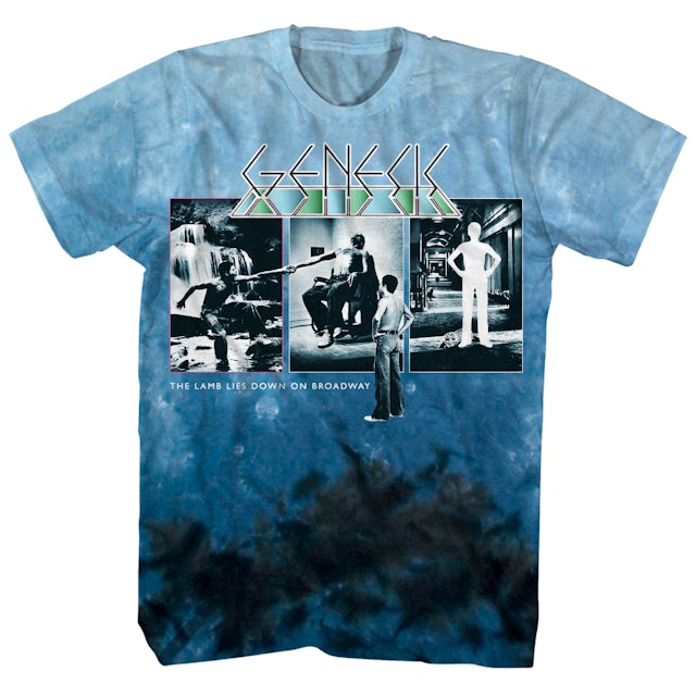 Genesis T-Shirt | The Lamb Lies Down On Broadway Album Cover Tie Dye ...