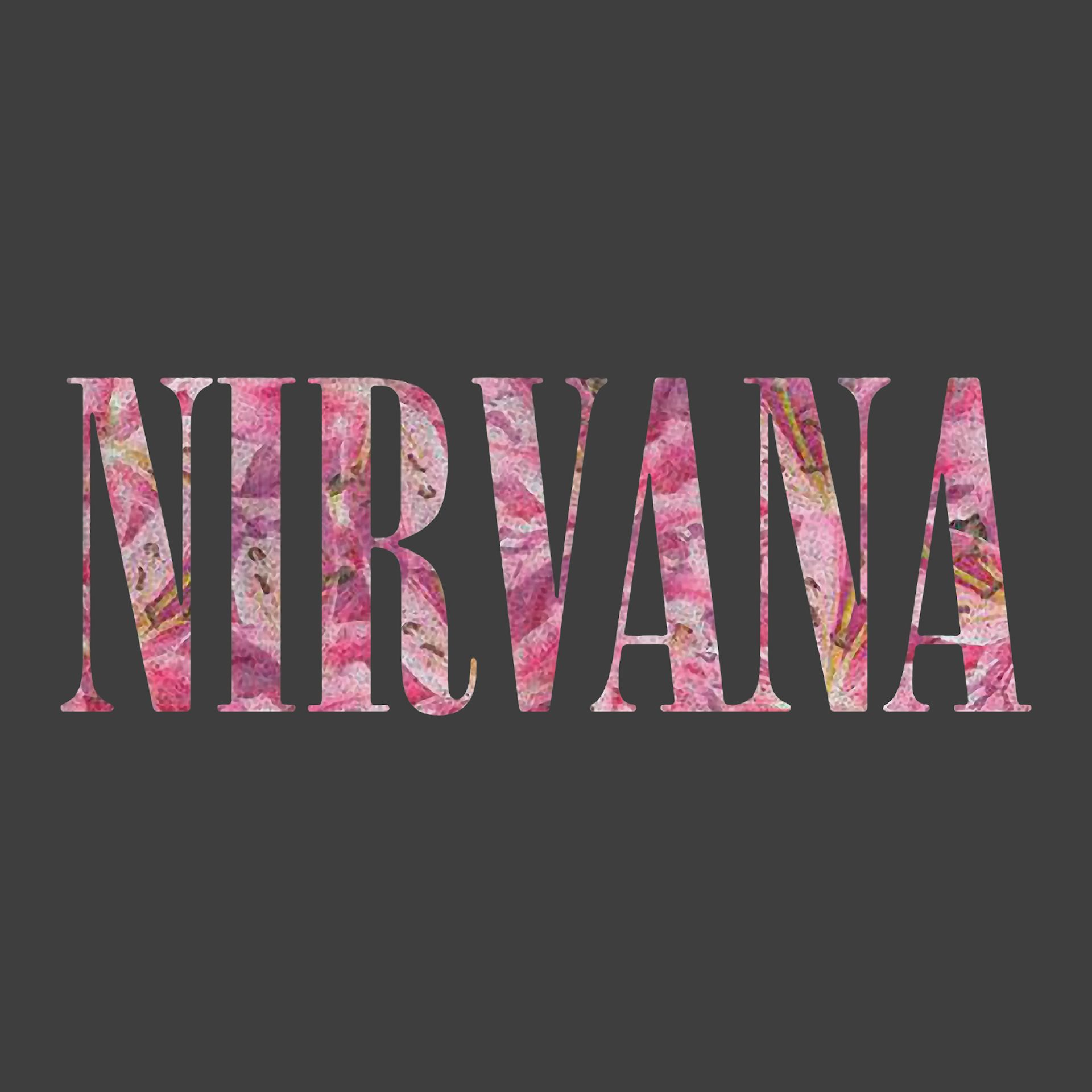 Nirvana T-Shirt | Floral Logo Nirvana Shirt