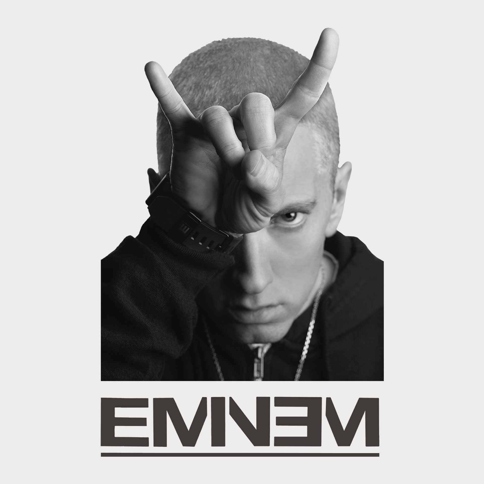 Eminem T-Shirt | Finger Devil's Horn Eminem T-Shirt