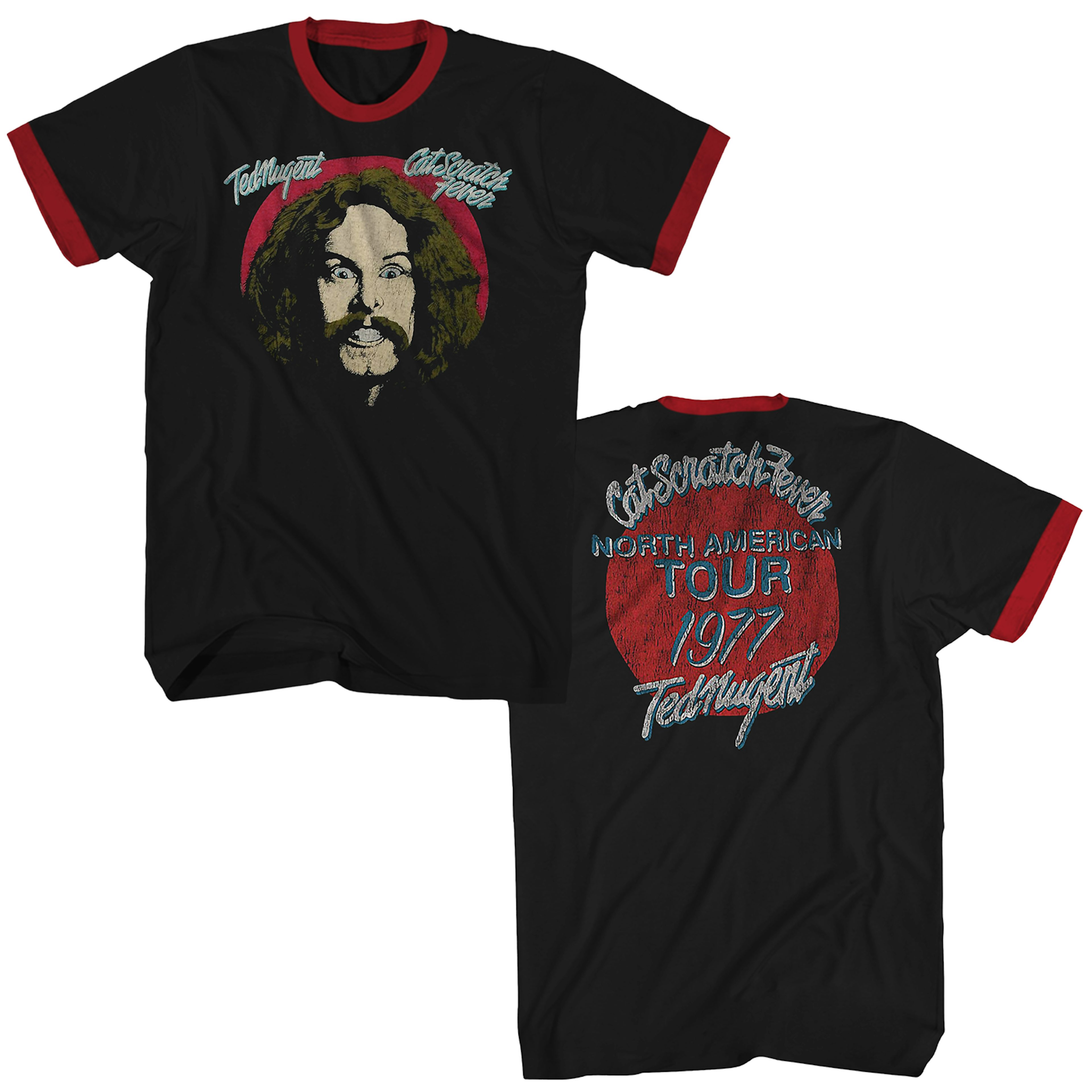 Ted Nugent T-Shirt | Cat Scratch Fever ’77 Tour Shirt (Reissue)