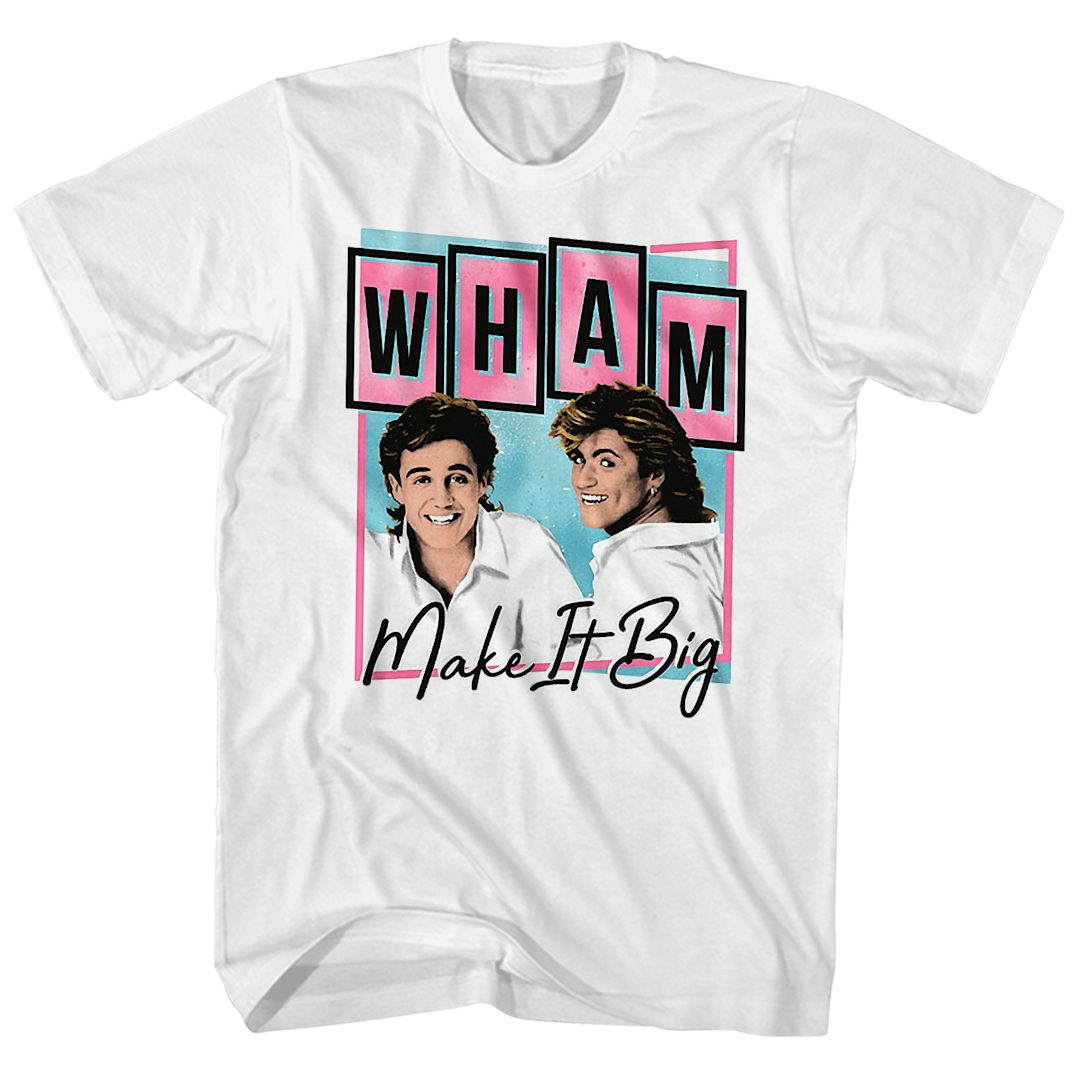 Wham! T-Shirt | Make It Big Pastel Album Art Wham! Shirt