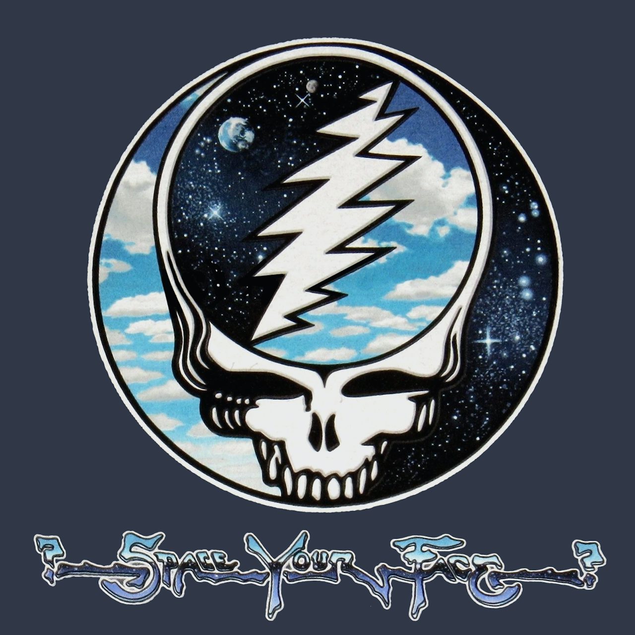 Grateful Dead T Shirt Steal Your Face Sky And Space Grateful Dead Shirt