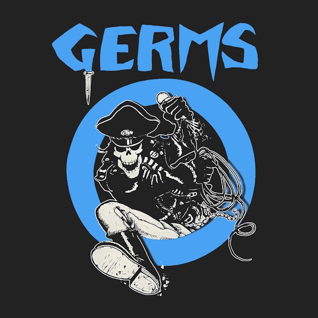 Germs T-Shirt | Skeletons In Leather Logo Germs Shirt