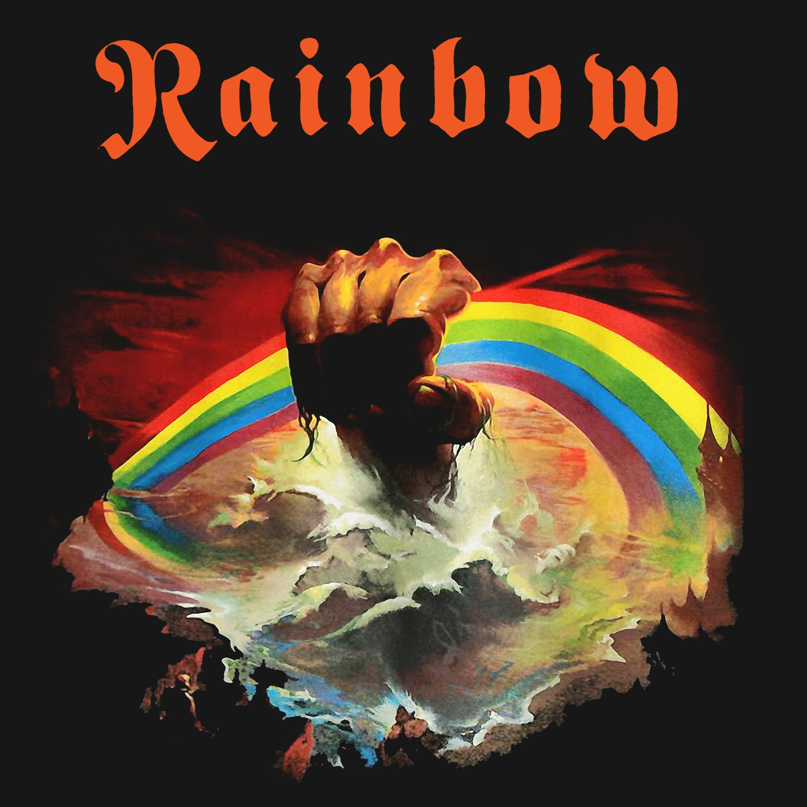 Rainbow T-Shirt | Rising Album Art Rainbow Shirt